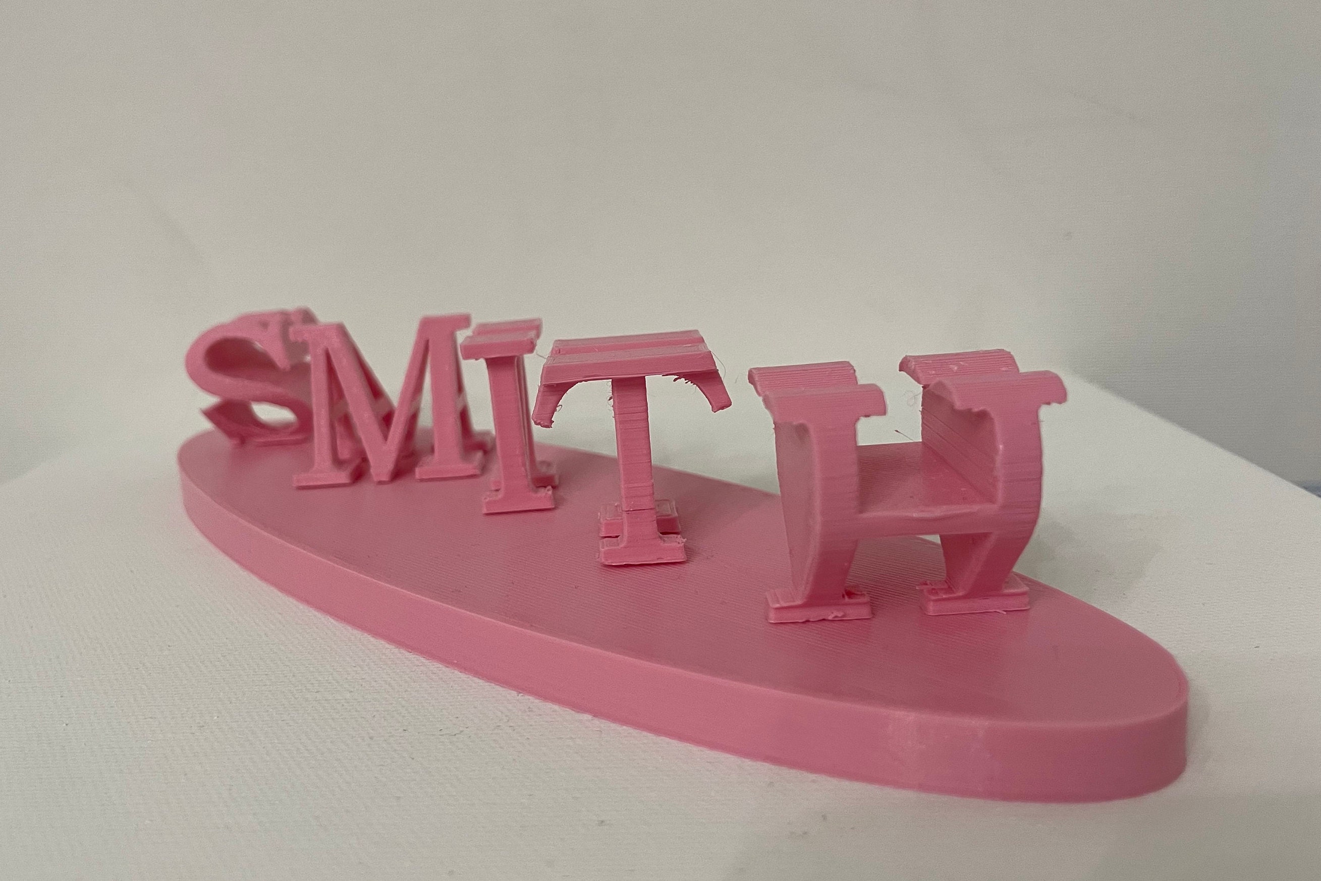 Custom 3D Print Dual Nameplate - Etsy