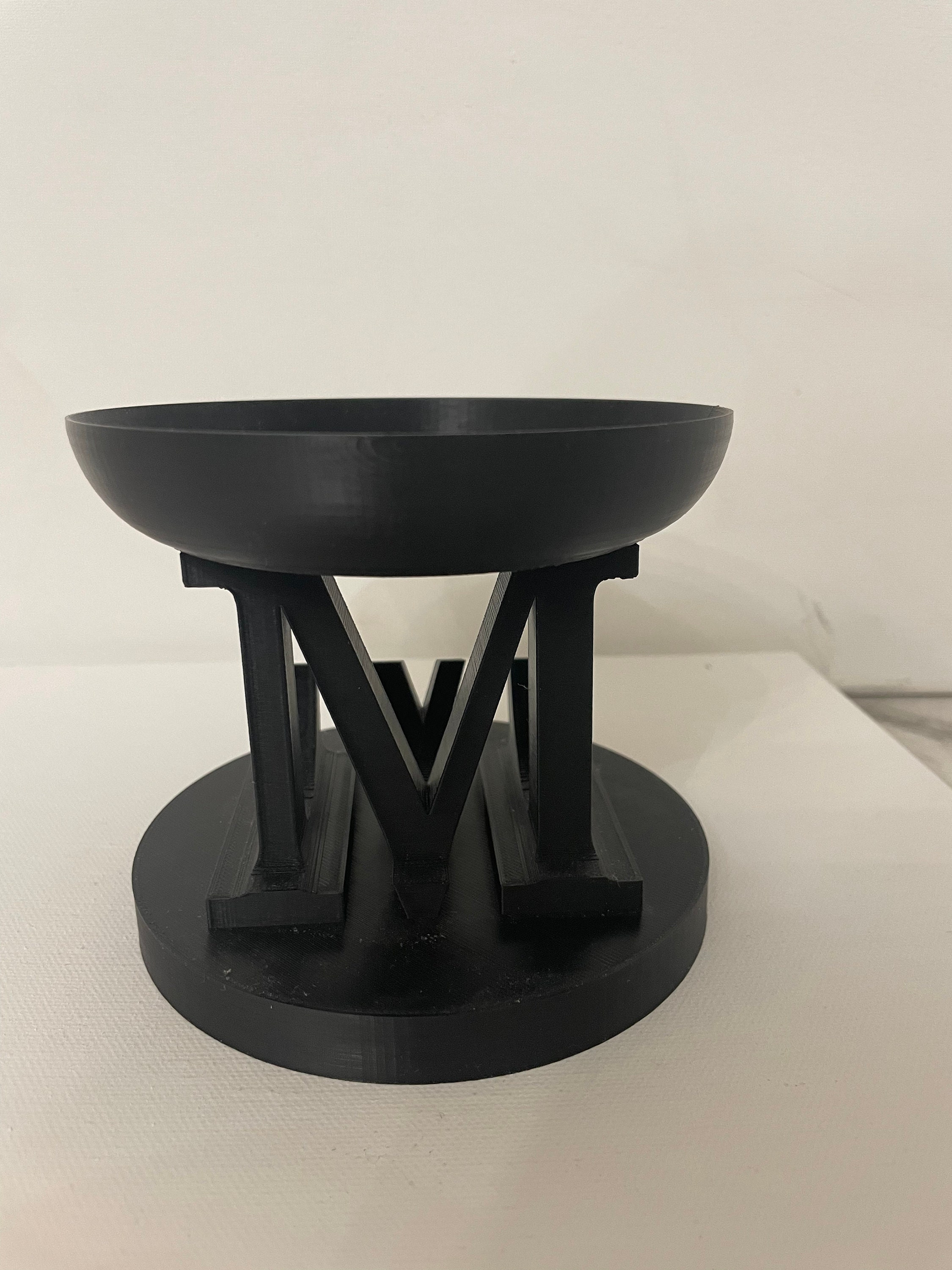 3D Print Jewlery Holder With Personalized Duel Letter Illusion - Etsy