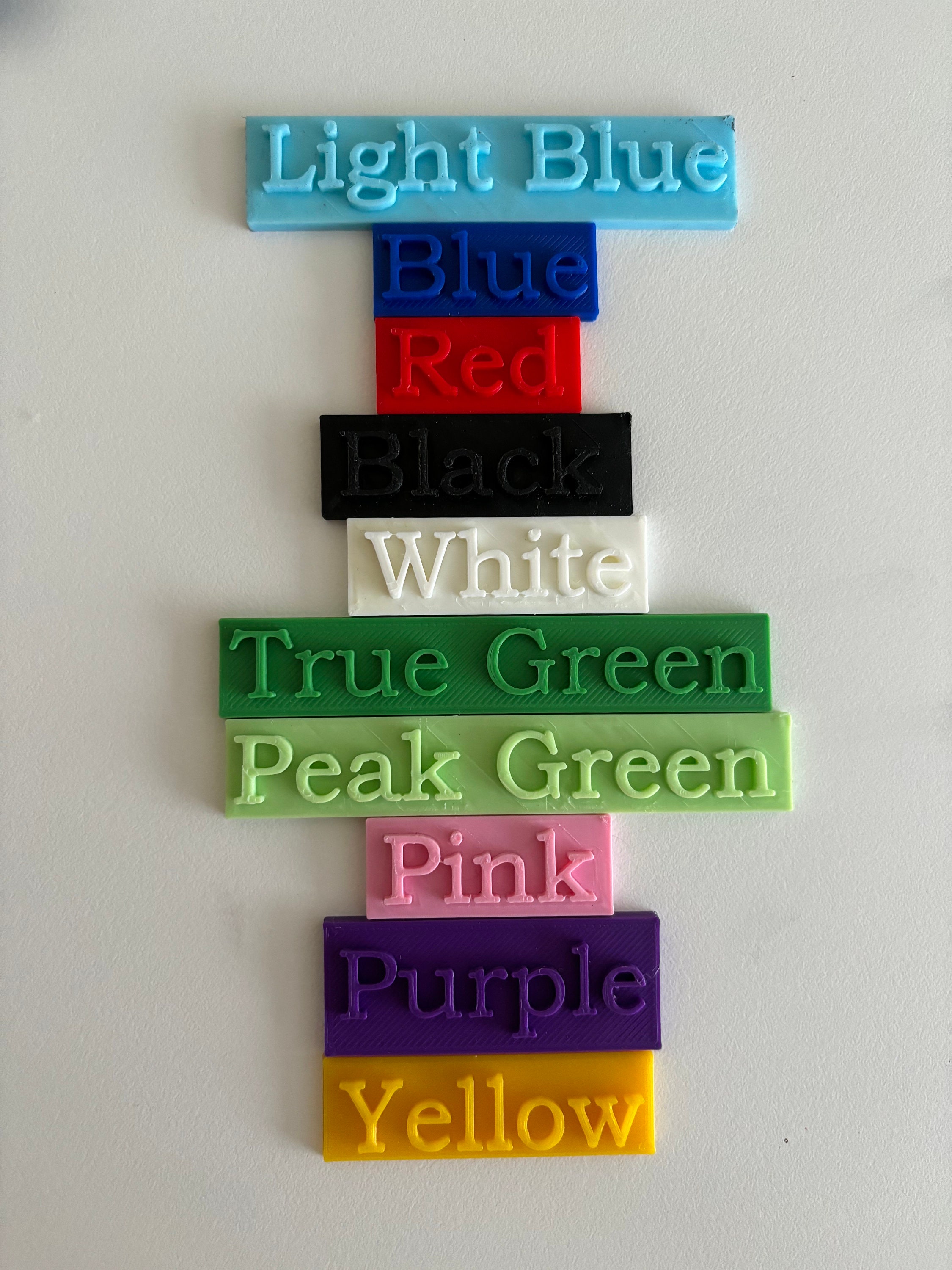 Custom 3D Print Dual Nameplate - Etsy