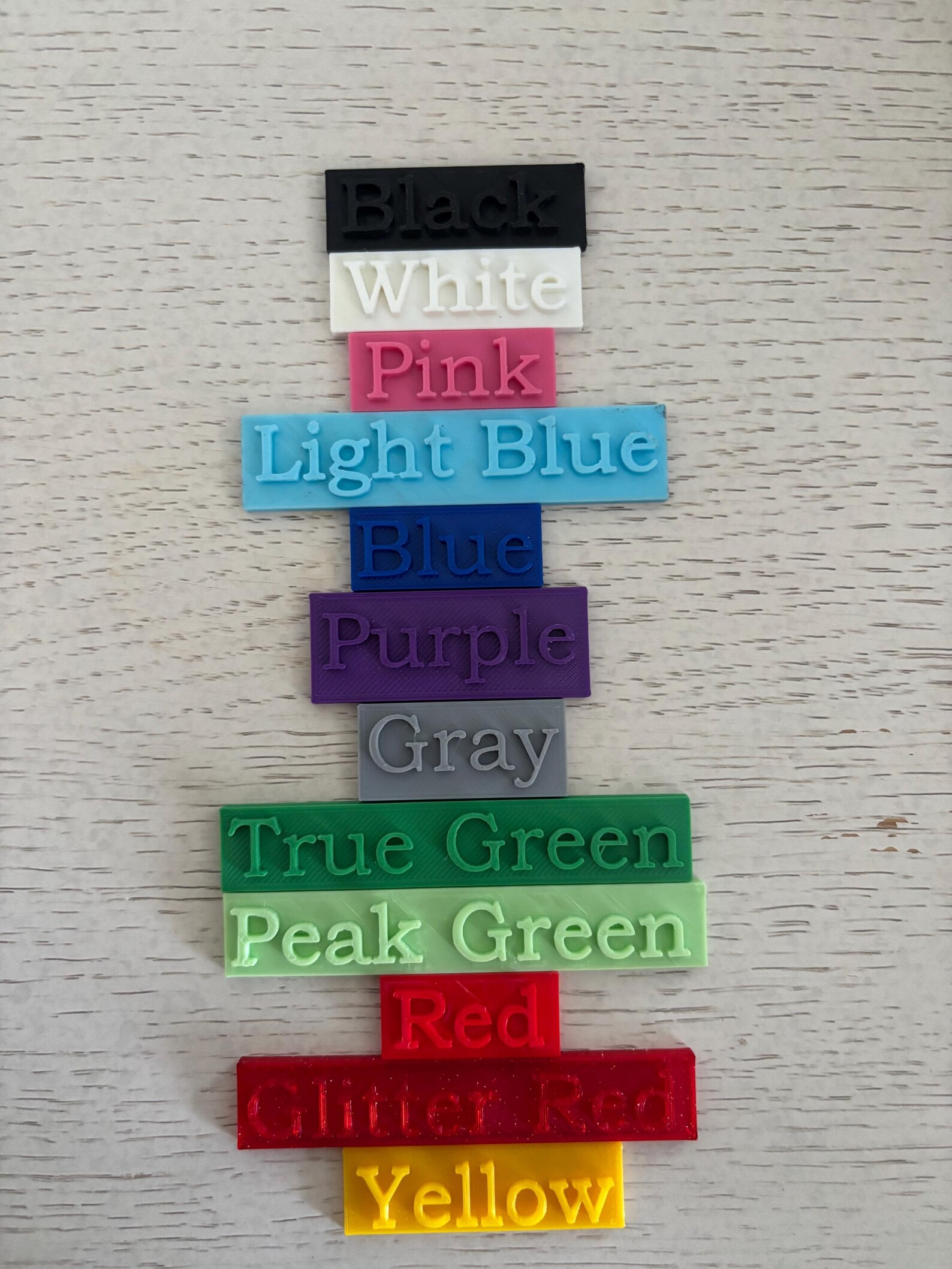 Custom 3D Print Dual Nameplate - Etsy