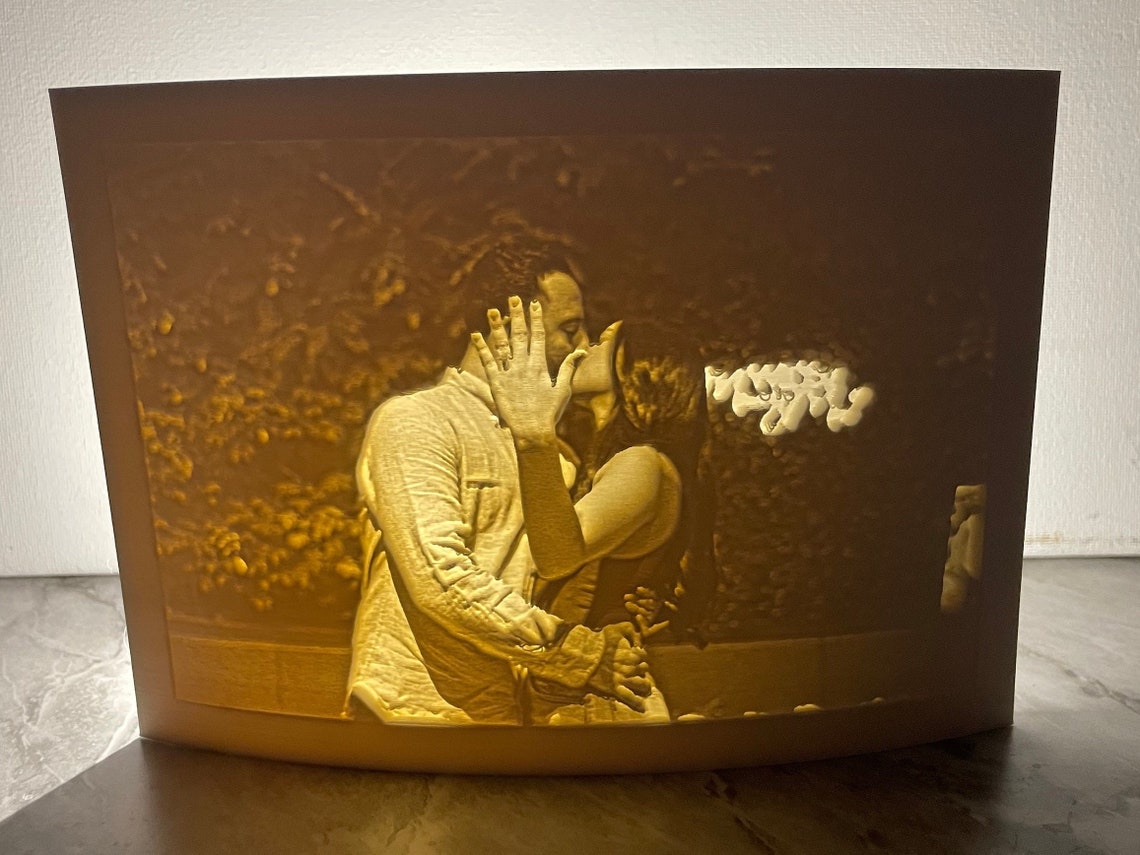 3D Print Lithophane Single Photo - Etsy