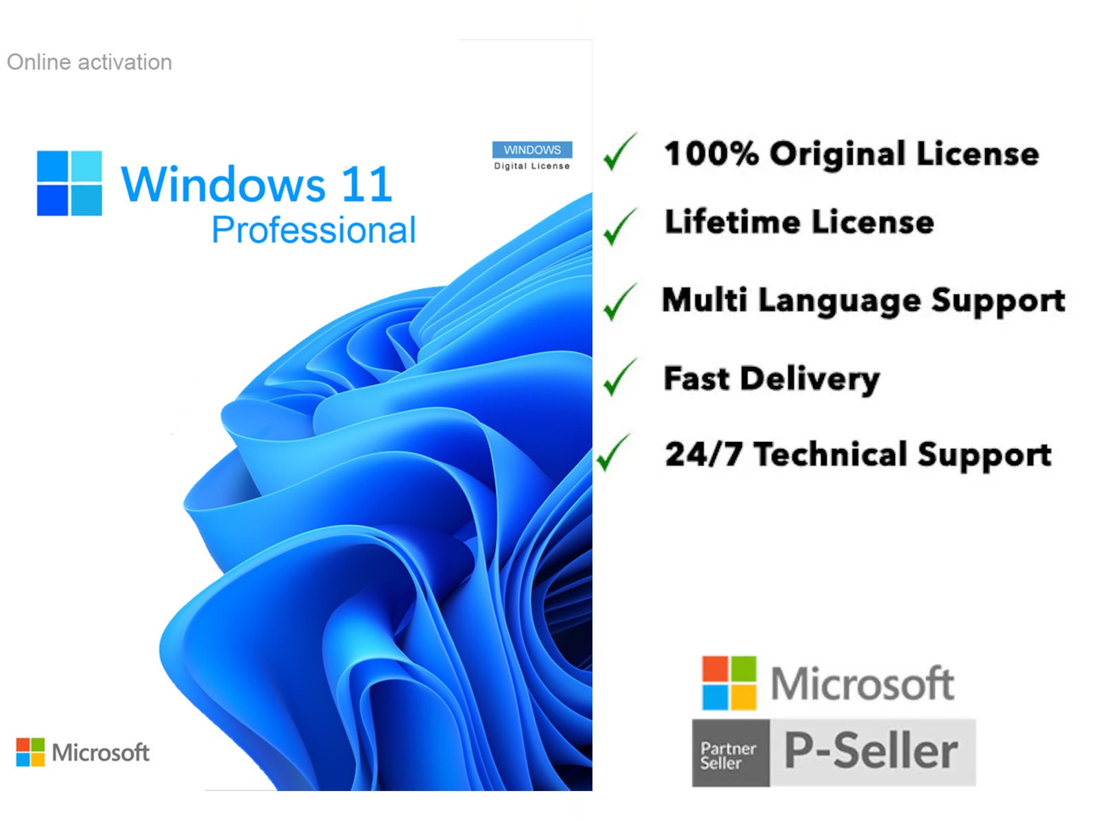 Windows 11 Pro Activation Key global License Lifetime - Etsy UK