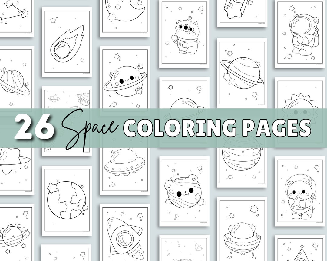Space Coloring Pages for Kids - Fun and Educational Activities for ...