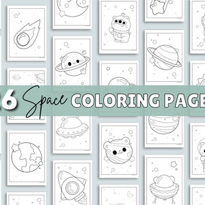Space Coloring Pages for Kids - Fun and Educational Activities for ...