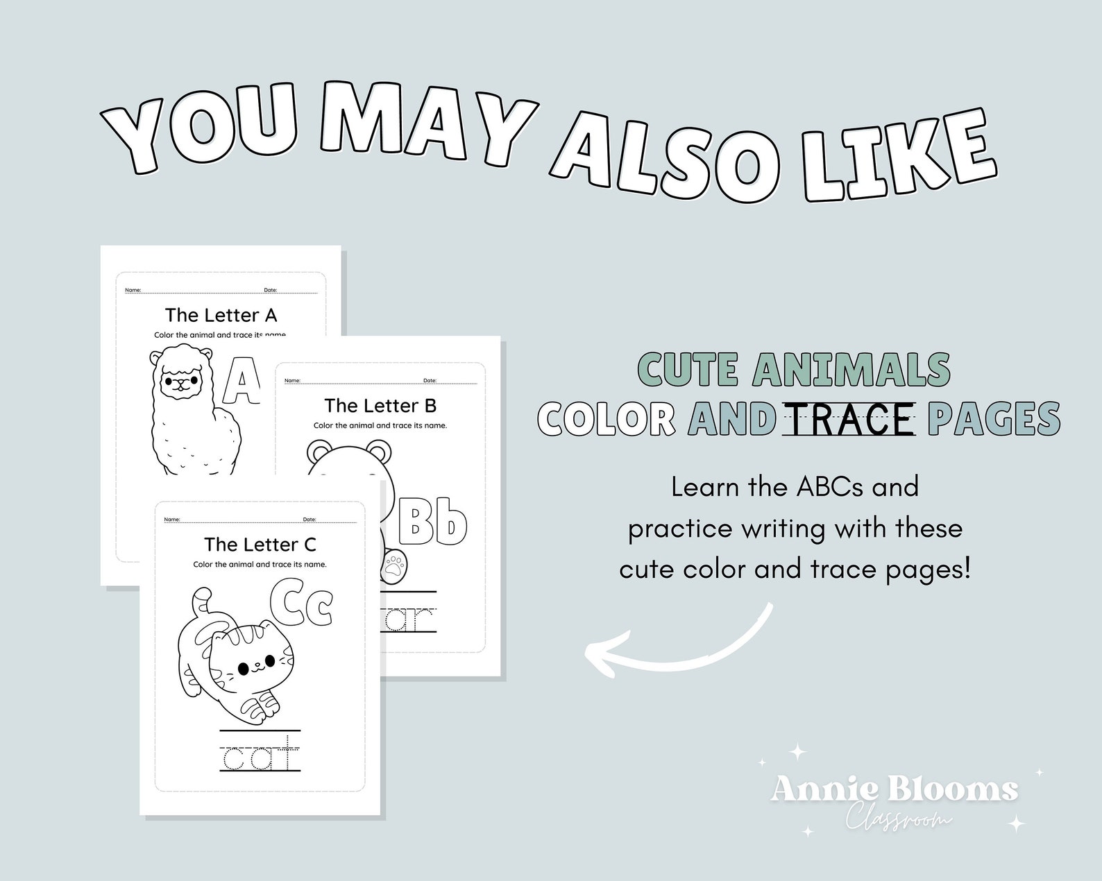 26 Printable Alphabet Cute Coloring Pages Worksheets for Kids ...