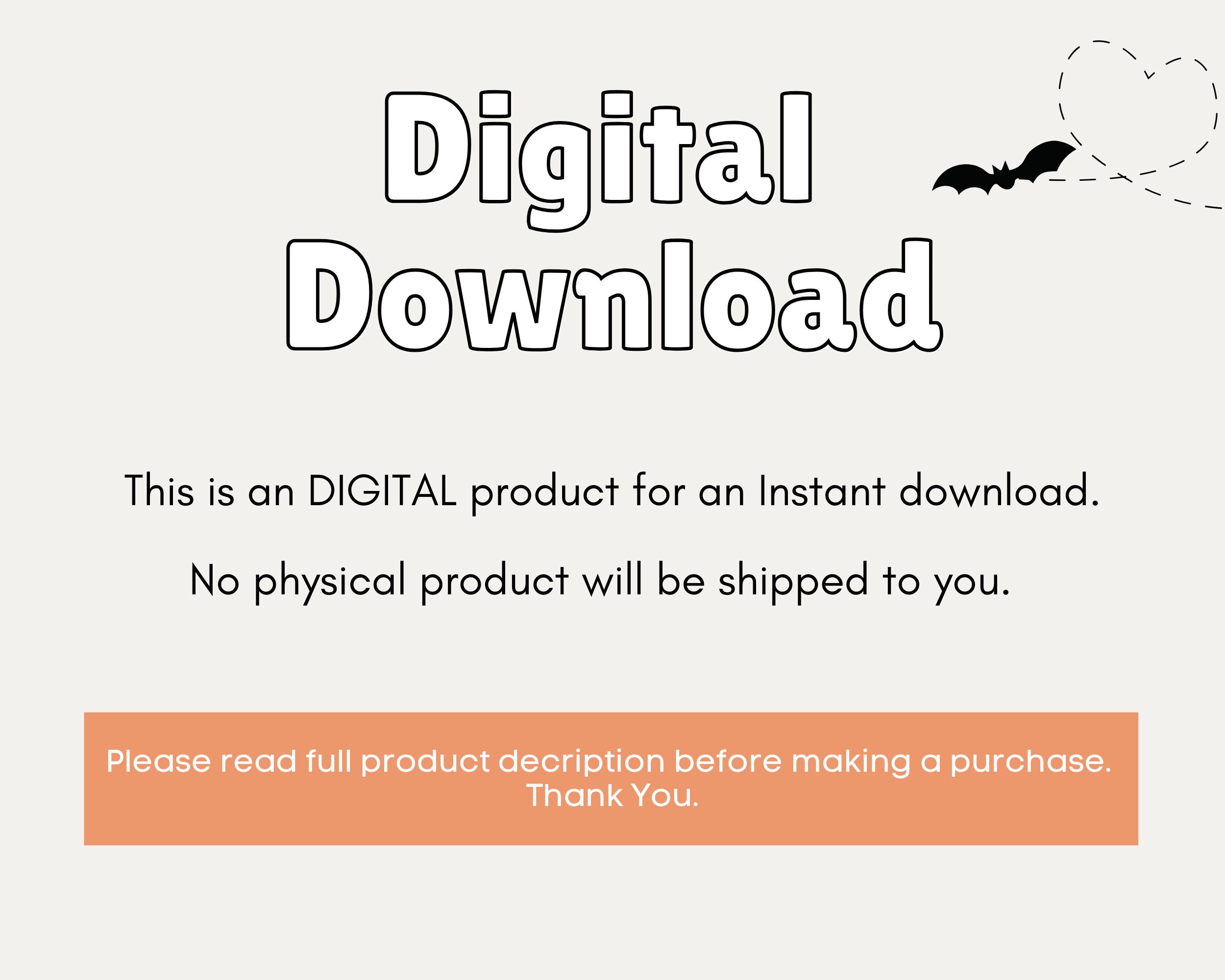 Halloween Coloring Pages for Kids and Adults, 50 Pages Digital Carnival ...