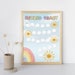 Printable Rainbow Reward Chart | Sunshine Kids Routine Chore Chart ...