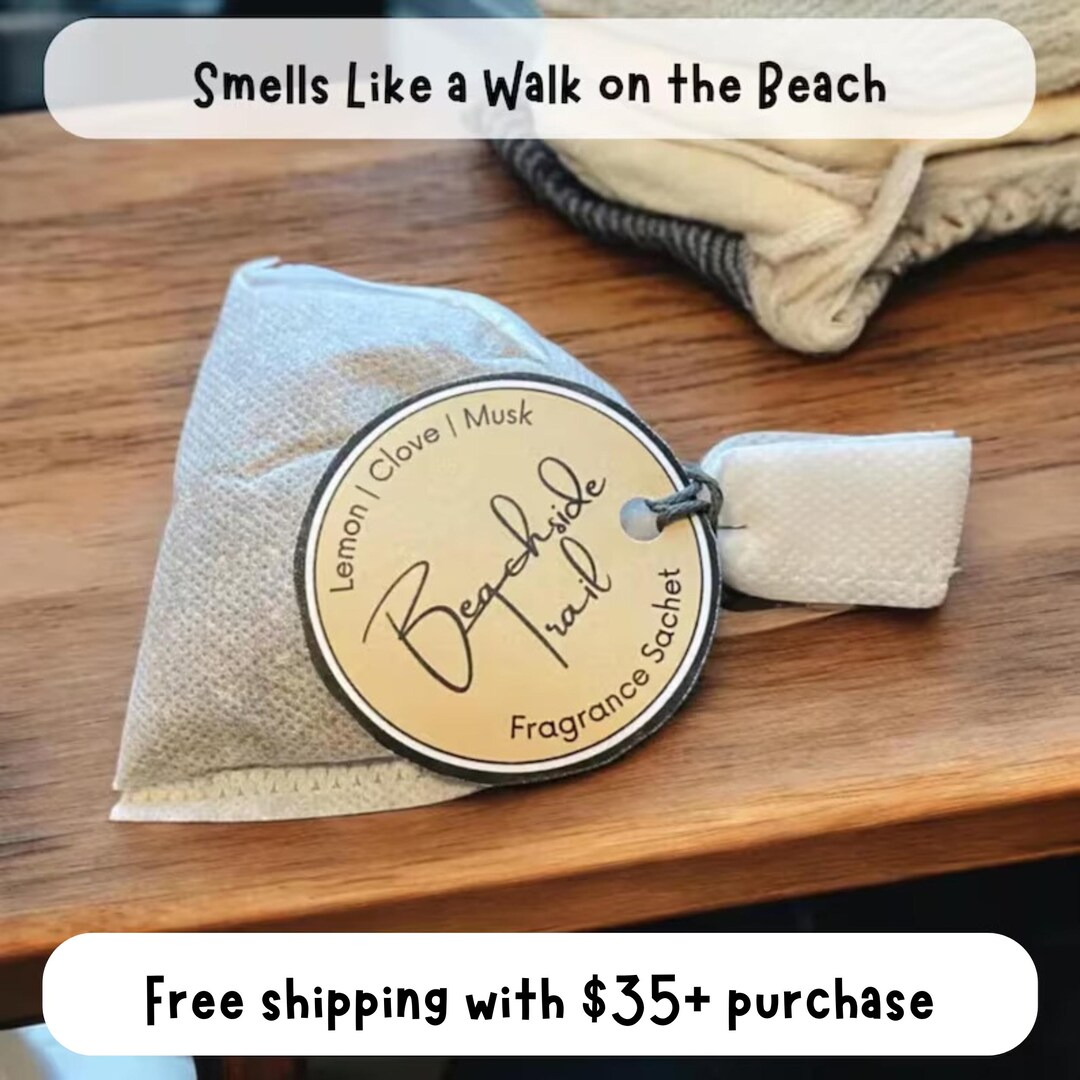 Scented Air Freshener Sachet, Beachside Trail Scent Bag, Home Fragrance ...