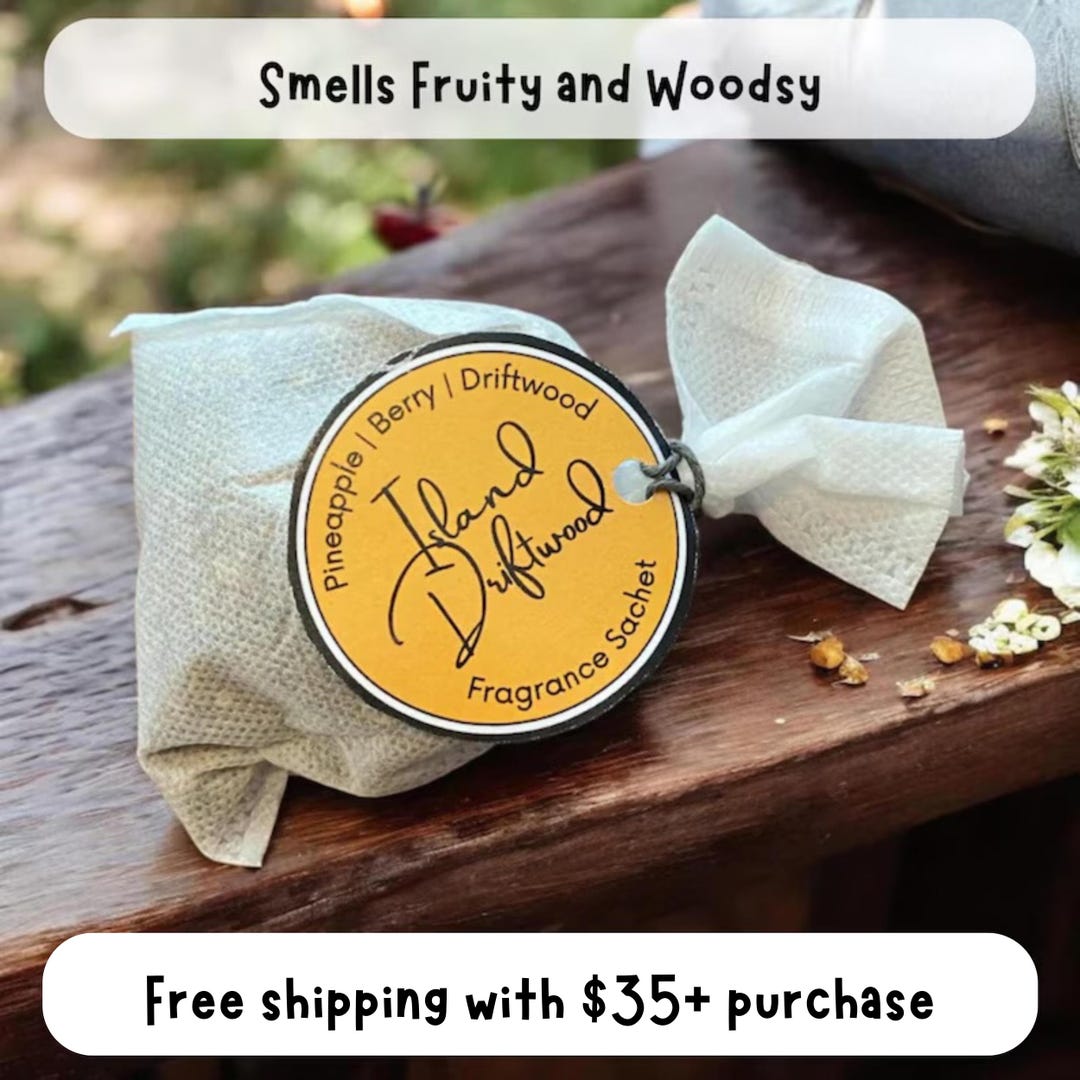 Island Driftwood Scented Sachet for Closets or Drawers, Handmade ...