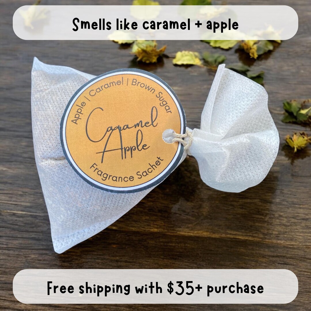 Fragrance Sachet Pouch for Closets or Drawers, Caramel Apple Scent ...
