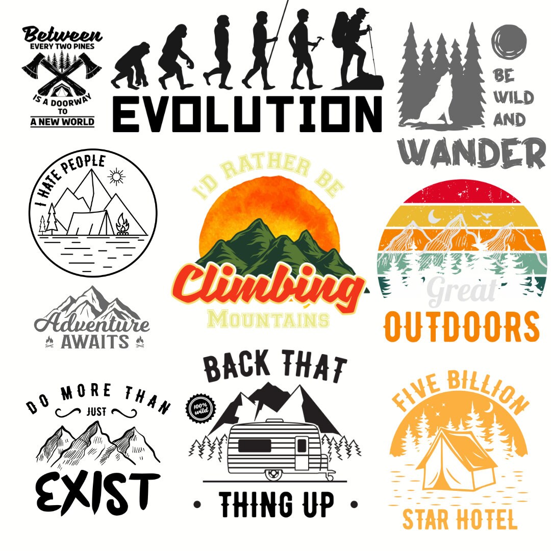 Camping Svg Bundle, Adventure Svg, Travel Svg Bundle, Explorer ...
