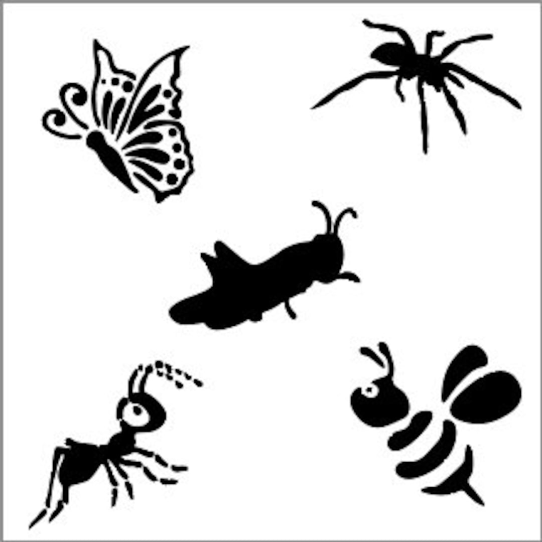 20 Insect SVG Files - Silhouettes and Outlines - Etsy