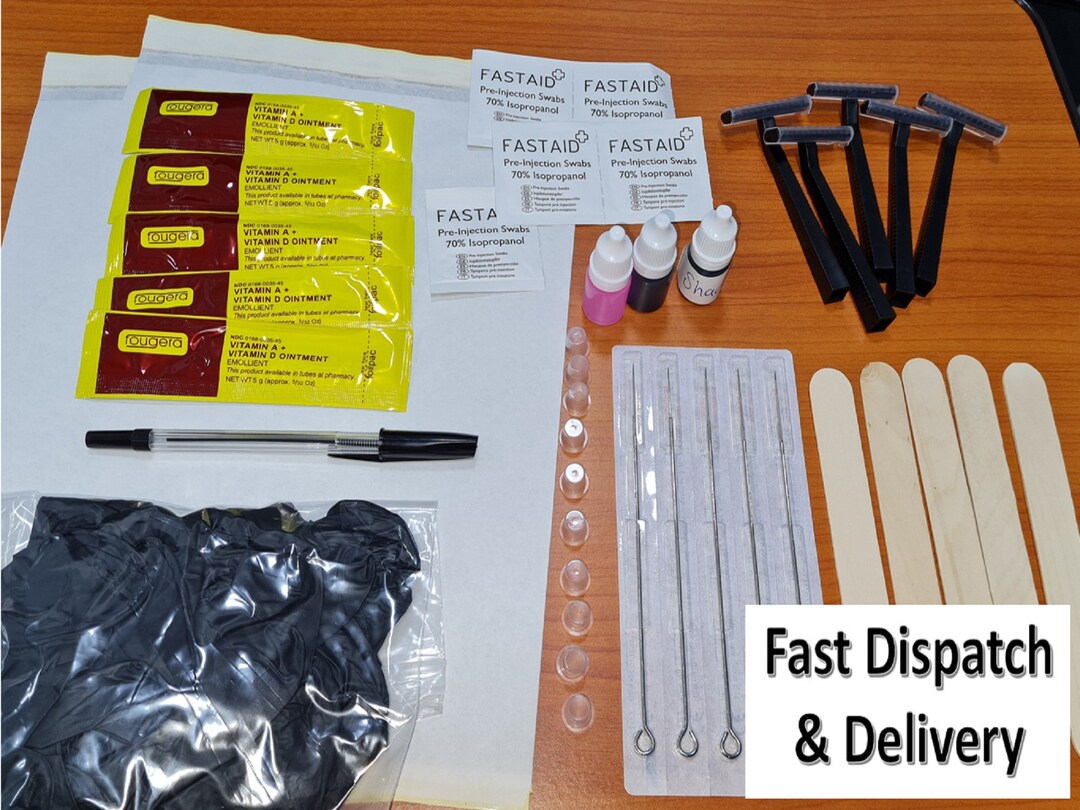 Hand Poke Tattoo Kit: Large Stick & Poke Set - Etsy