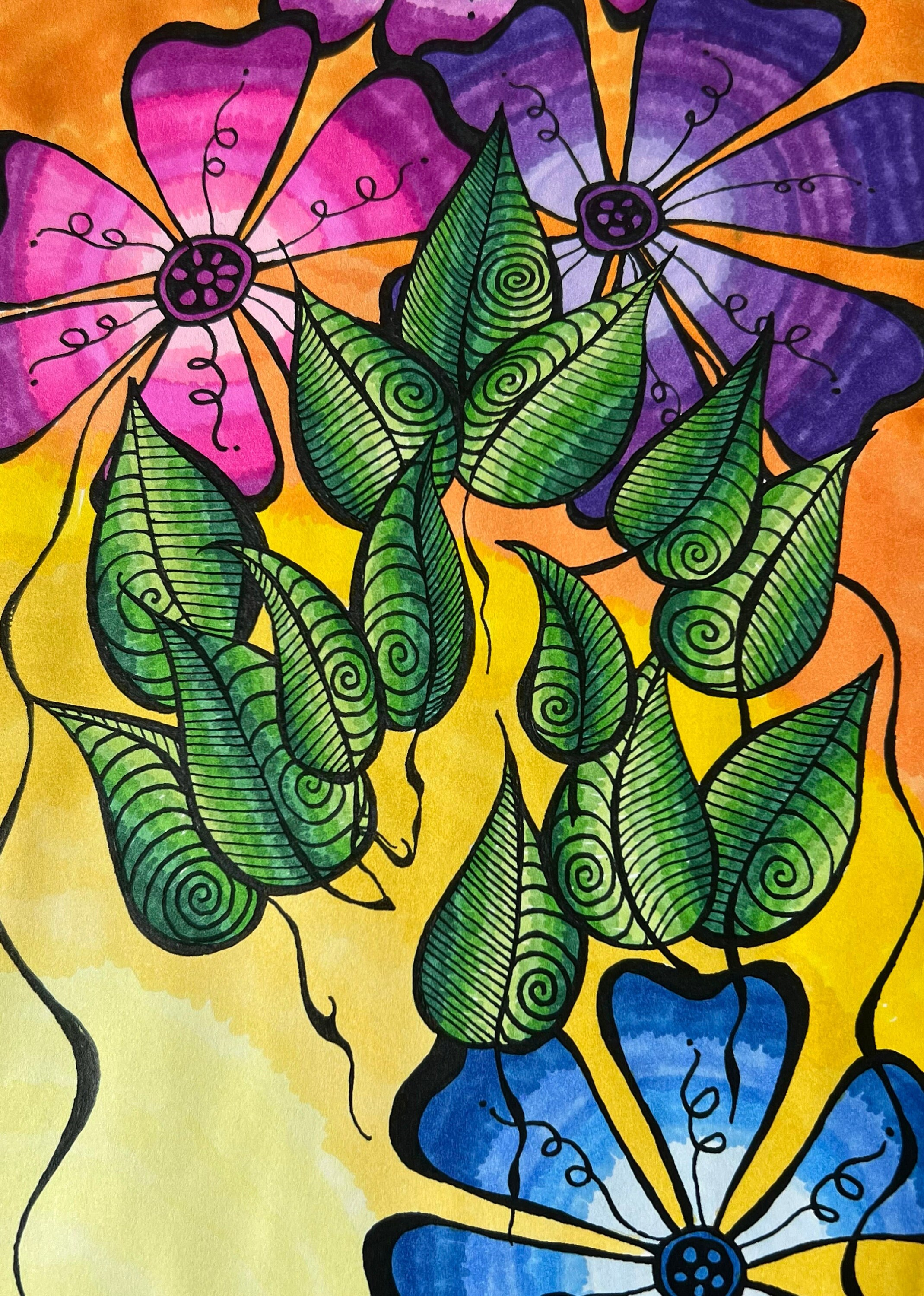 Art Print, Wall Art, Floating Flowers - Multiple Sizes - Etsy