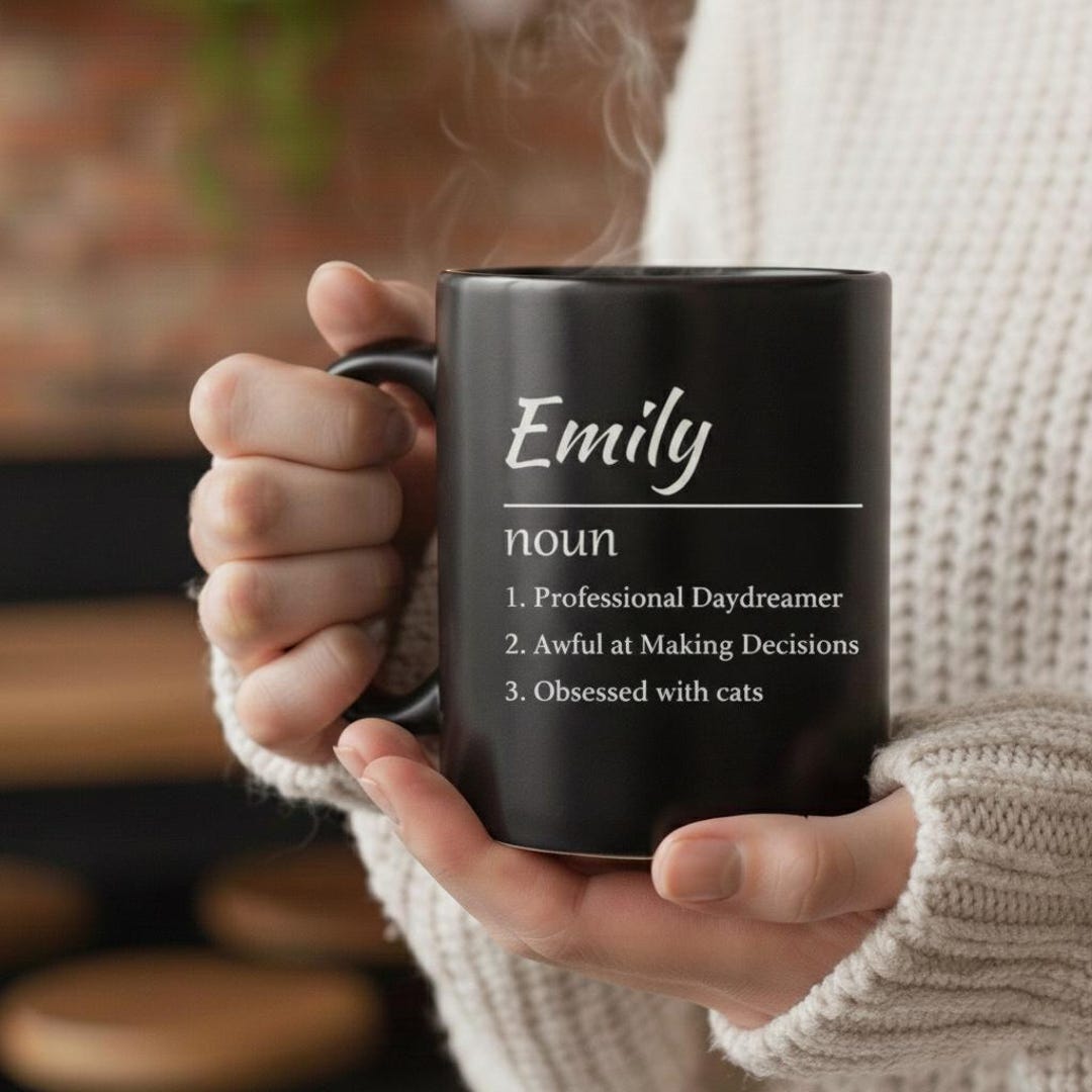 Personalized Name Definition Mug | Custom Noun Mug | Funny Gifts for ...