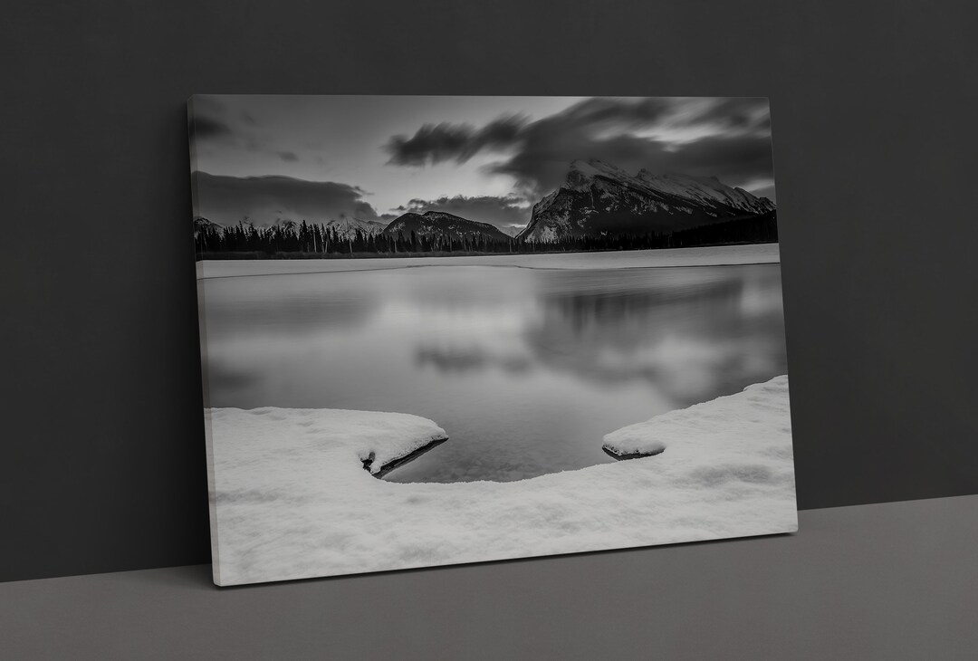 Vermillion Lakes and Rundle Mountain Photo Print, Banff Wall Art, Banff ...