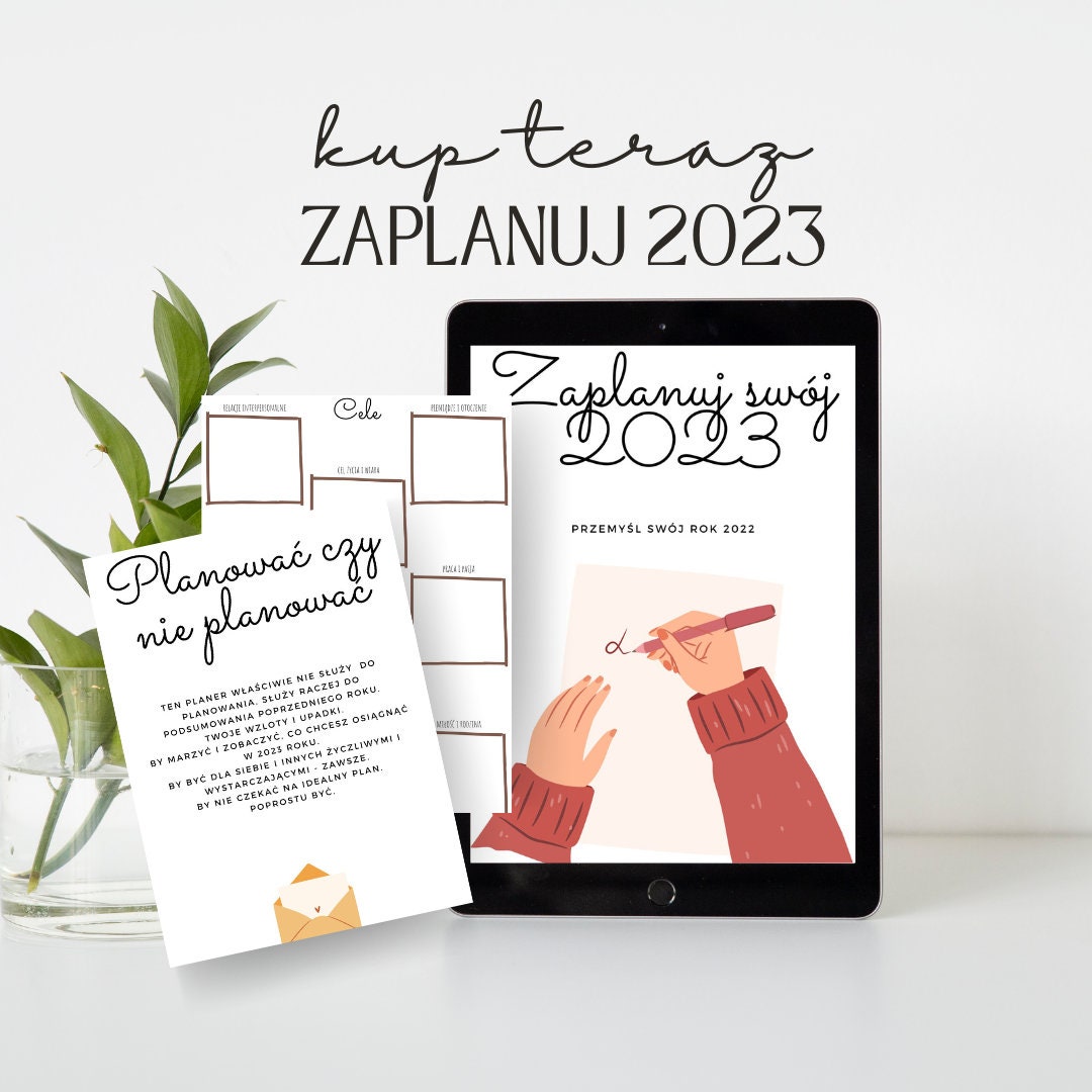 Plan Your 2023 Planner, Year Summary Digital Printable Mindfull EN ...