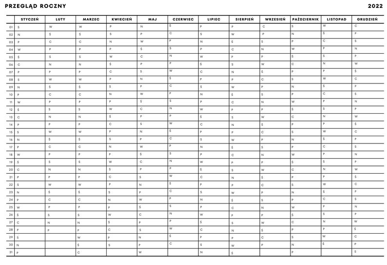 Plan Your 2023 Planner, Year Summary Digital Printable Mindfull EN ...