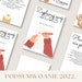 Plan Your 2023 Planner, Year Summary Digital Printable Mindfull EN ...
