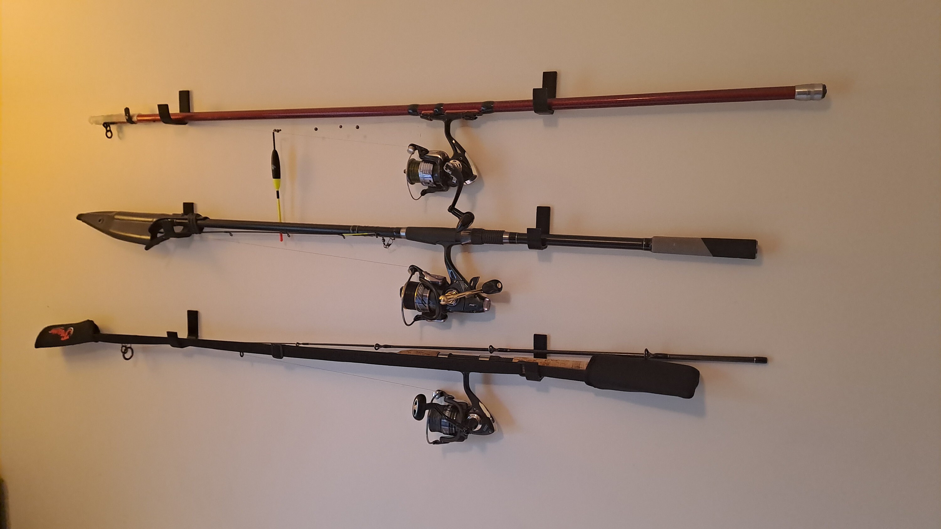 Fishing Rod Wall Holder | Fishing Pole Wall Rack | 3D Printed - Etsy