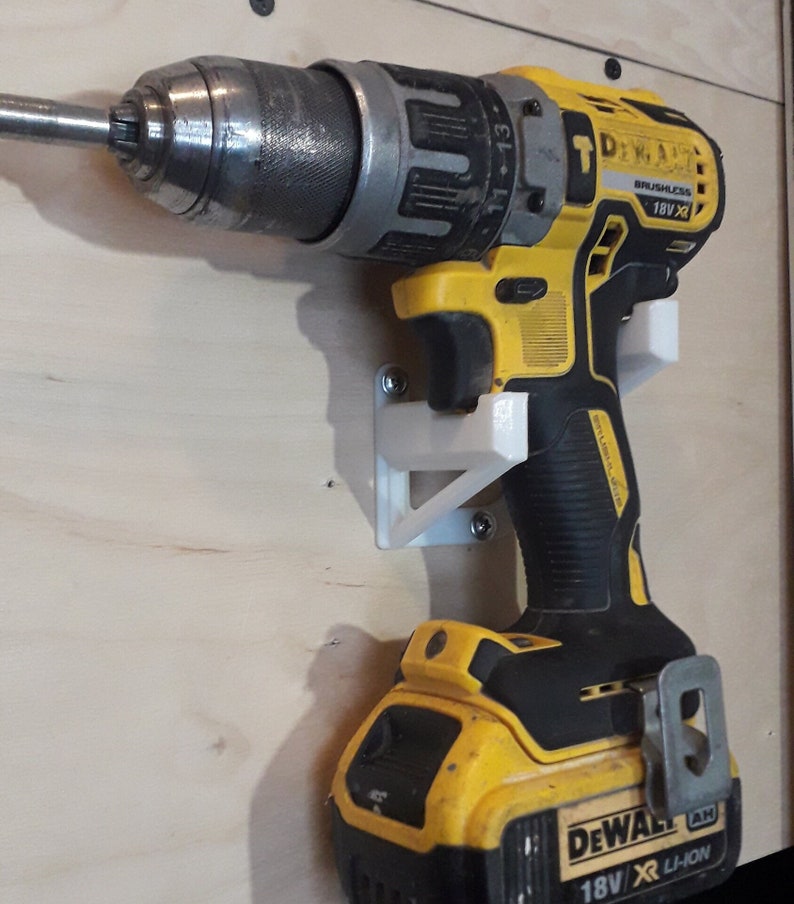 Cordless Drill Wall Mount | Tool Organizer | Dewalt | Bosch | Milwaukee ...
