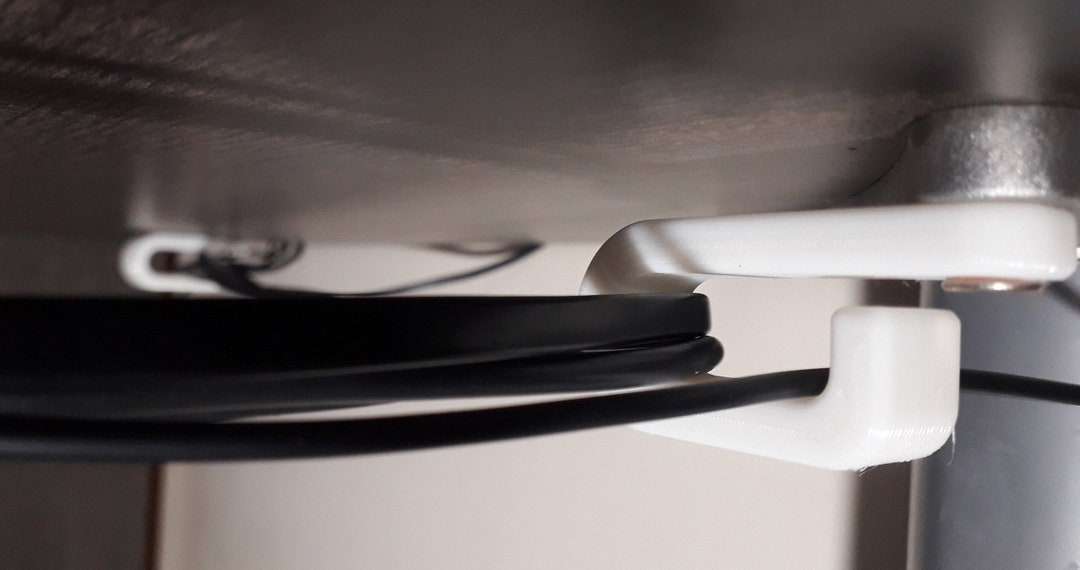 Under Desk Cable Holder | Clip for Cable Management - 3D Printed - Etsy