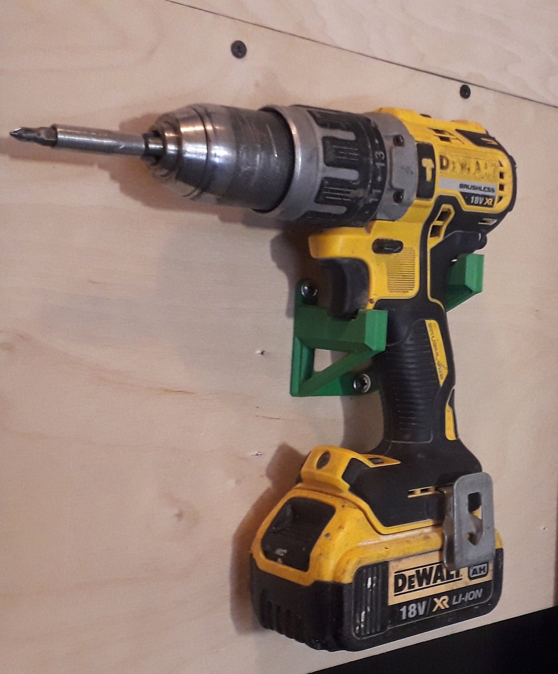 Cordless Drill Wall Mount Tool Organizer Dewalt Bosch Milwaukee 3D ...