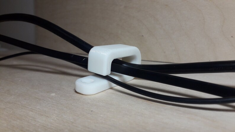Under Desk Cable Holder | Clip for Cable Management - 3D Printed - Etsy