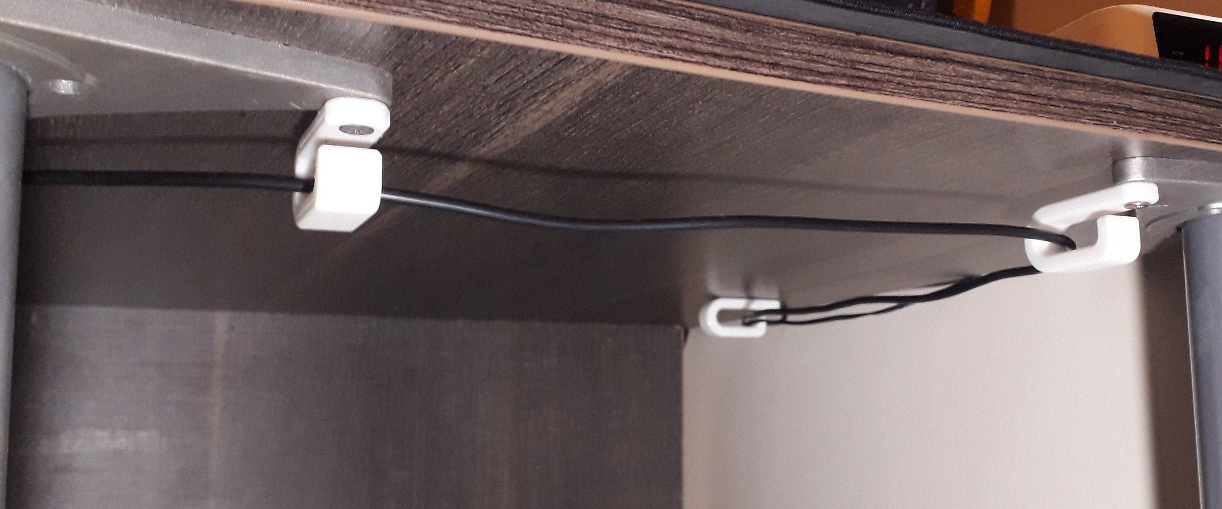 Under Desk Cable Holder | Clip for Cable Management - 3D Printed - Etsy