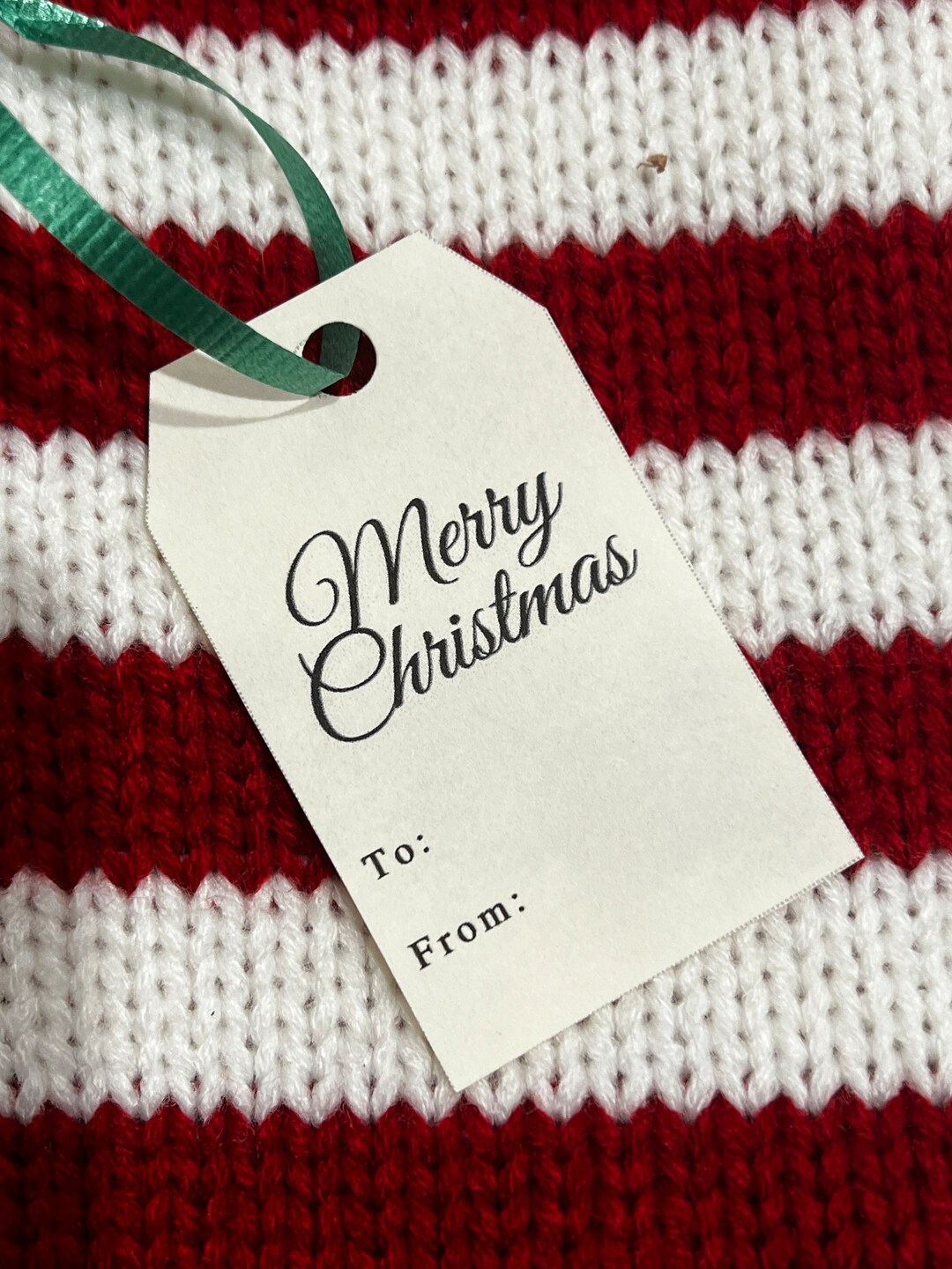 Printable Christmas Gift Tag Editable to & From Fields Printable Pdf - Etsy