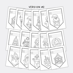 Printable Christmas Banner, DIY Coloring Banner, Classroom Student ...