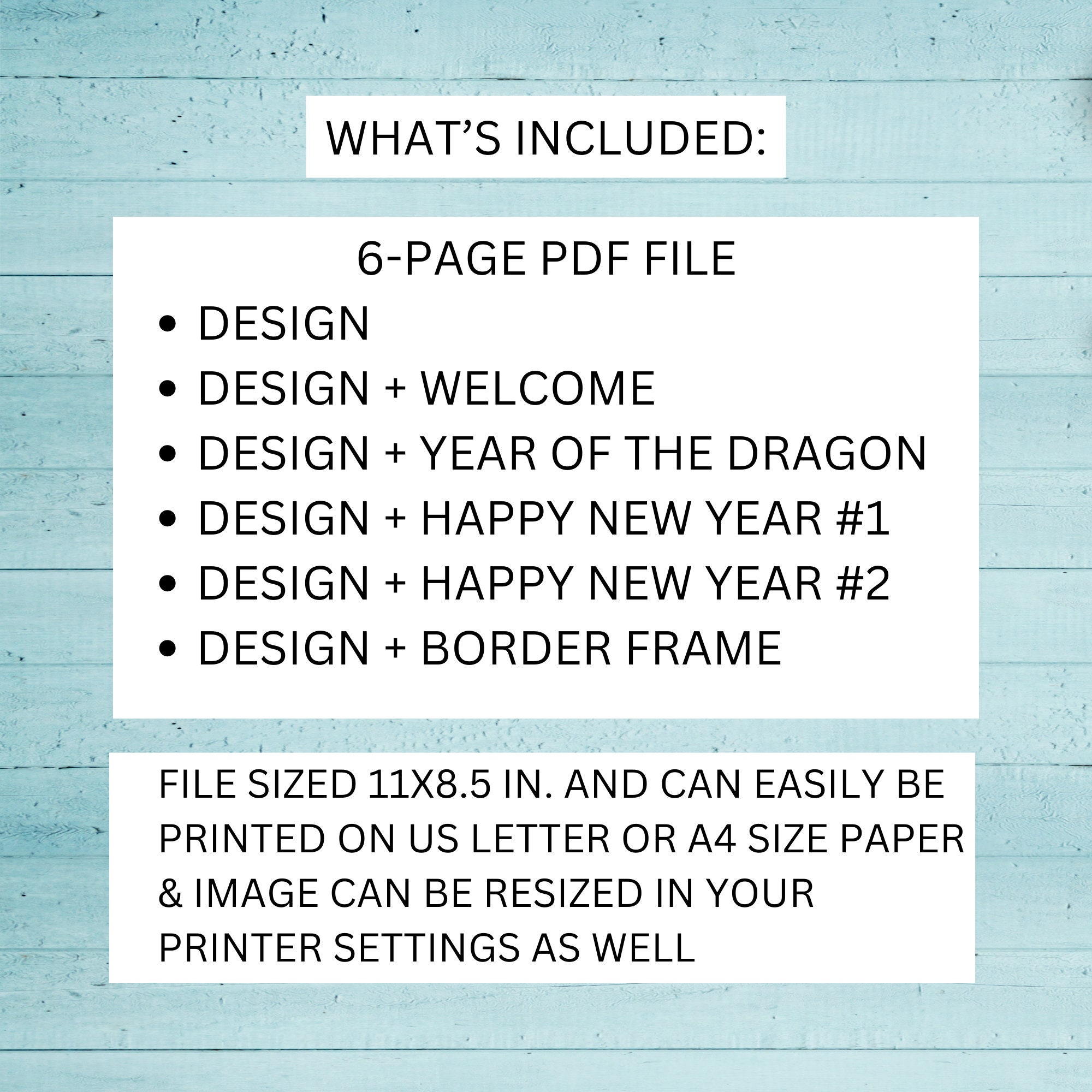 Cute Year of the Dragon Printable Coloring Set, 2024 New Year Coloring ...