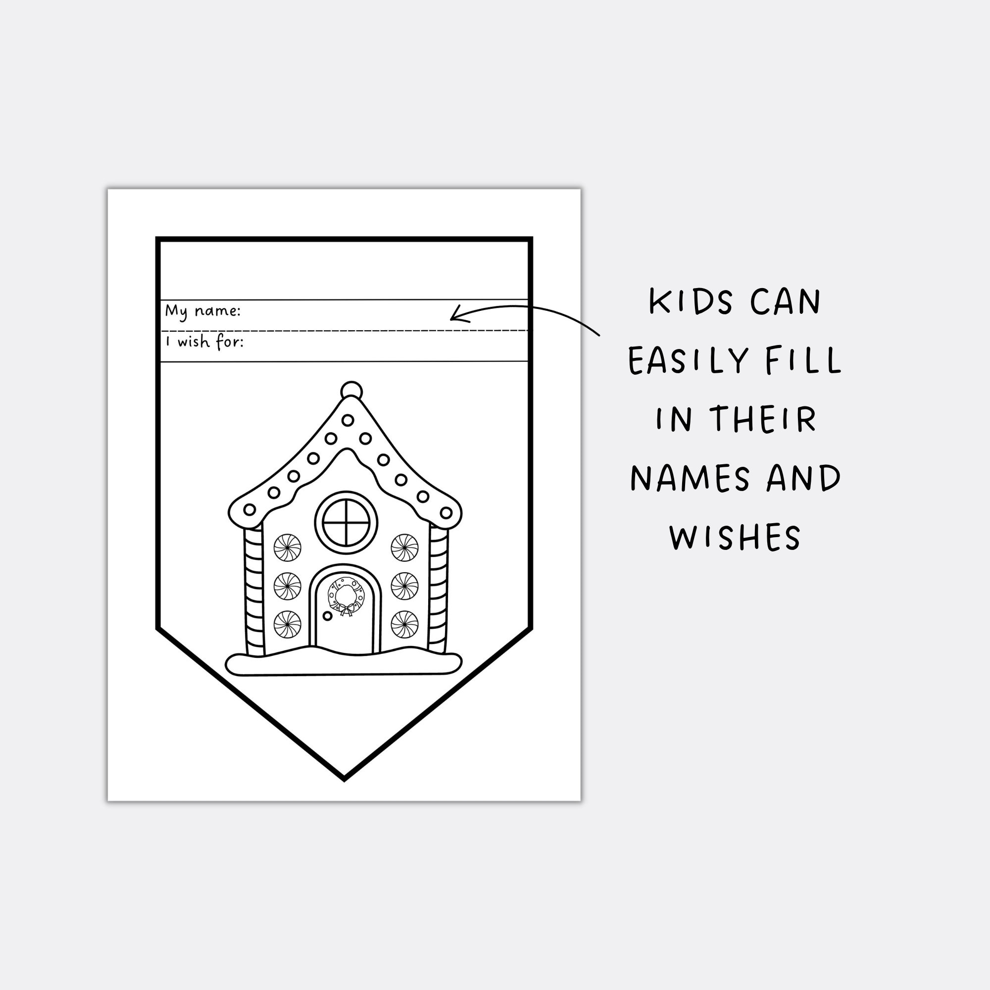 Printable Christmas Banner, DIY Coloring Banner, Classroom Student ...