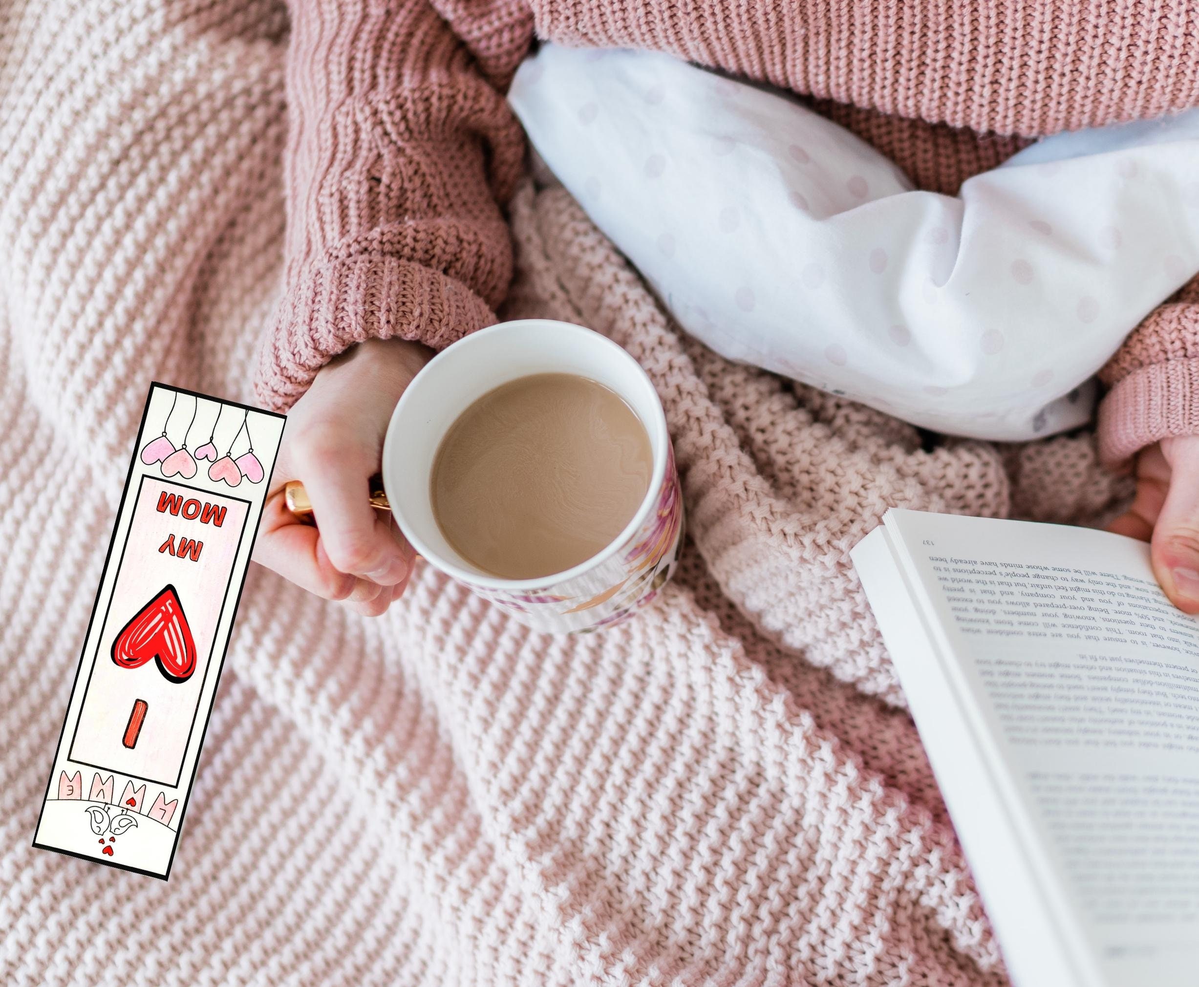 Printable Coloring Bookmarks I Love You Set, Valentine's Day Bookmarks ...