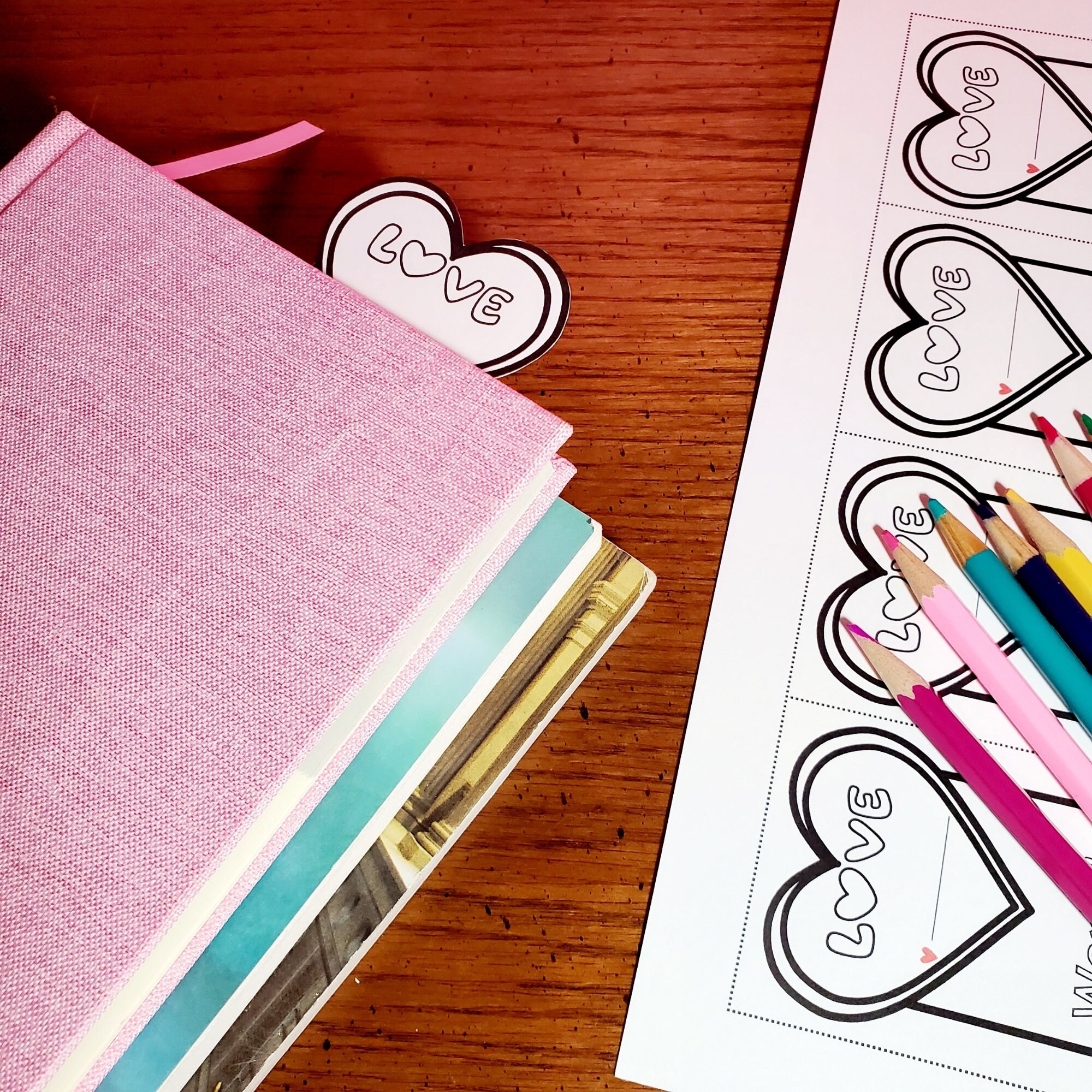 Printable Coloring Bookmarks for Friends, Friendship Gifts and ...