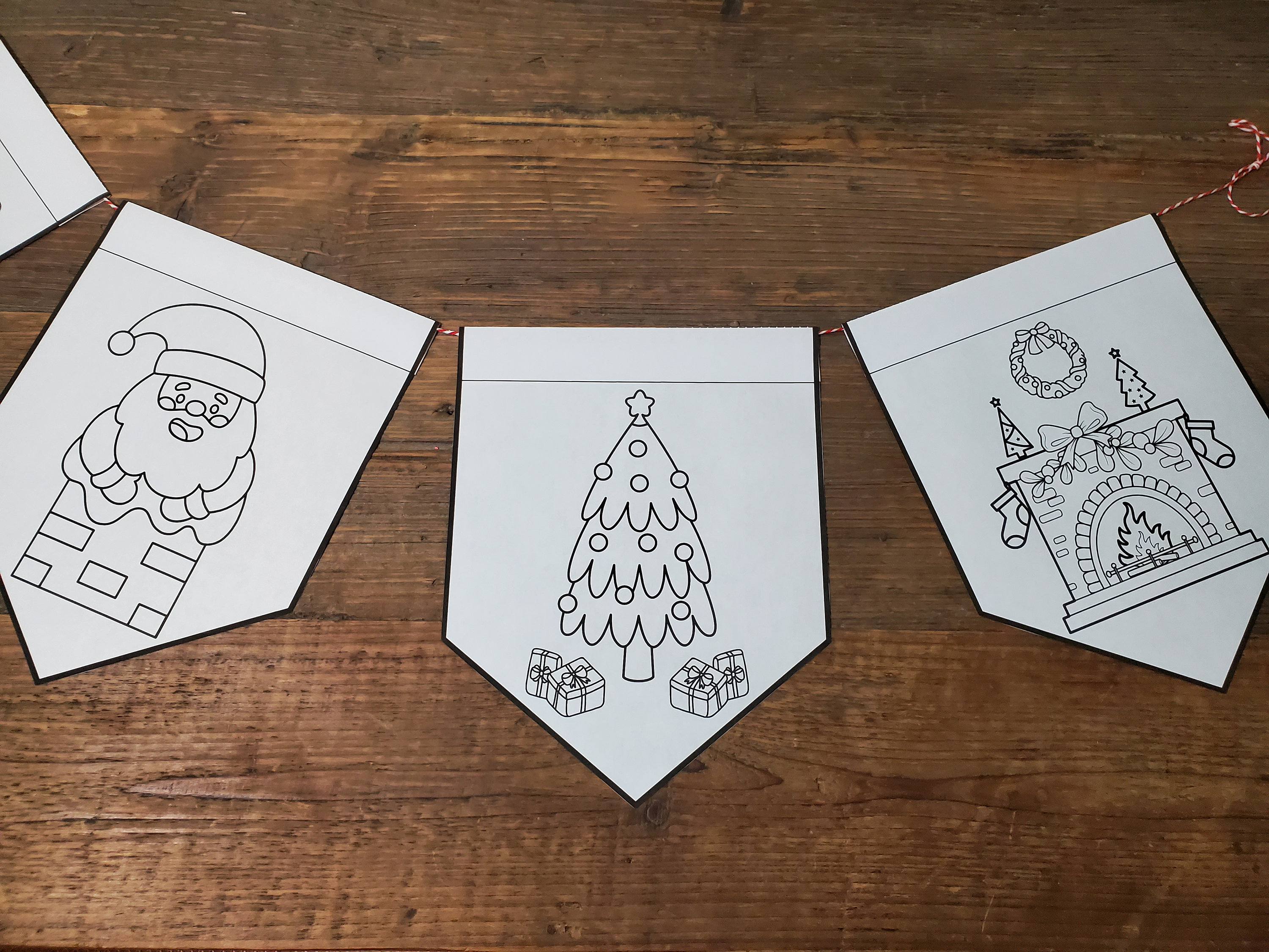 Printable Christmas Banner, DIY Coloring Banner, Classroom Student ...