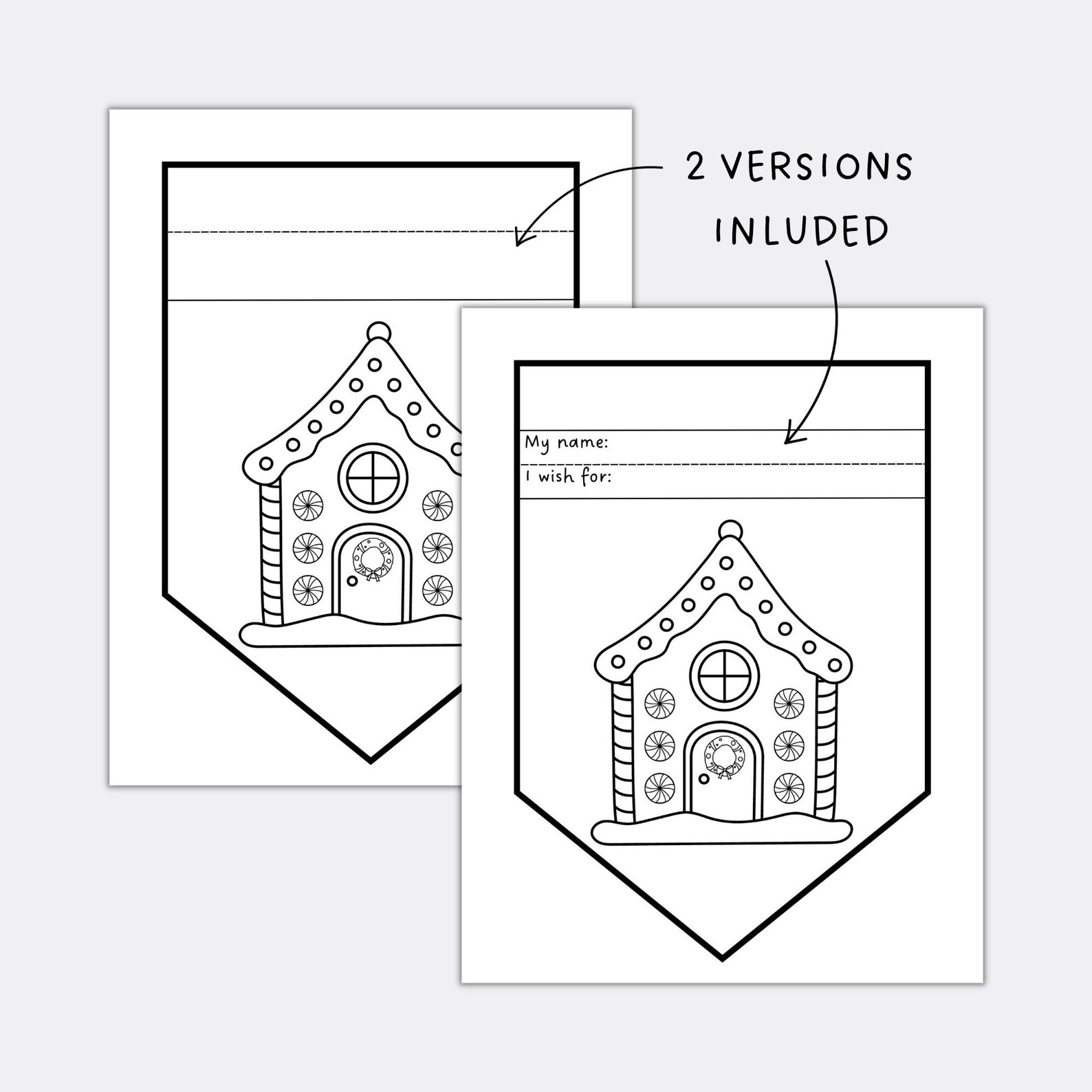 Printable Christmas Banner, DIY Coloring Banner, Classroom Student ...