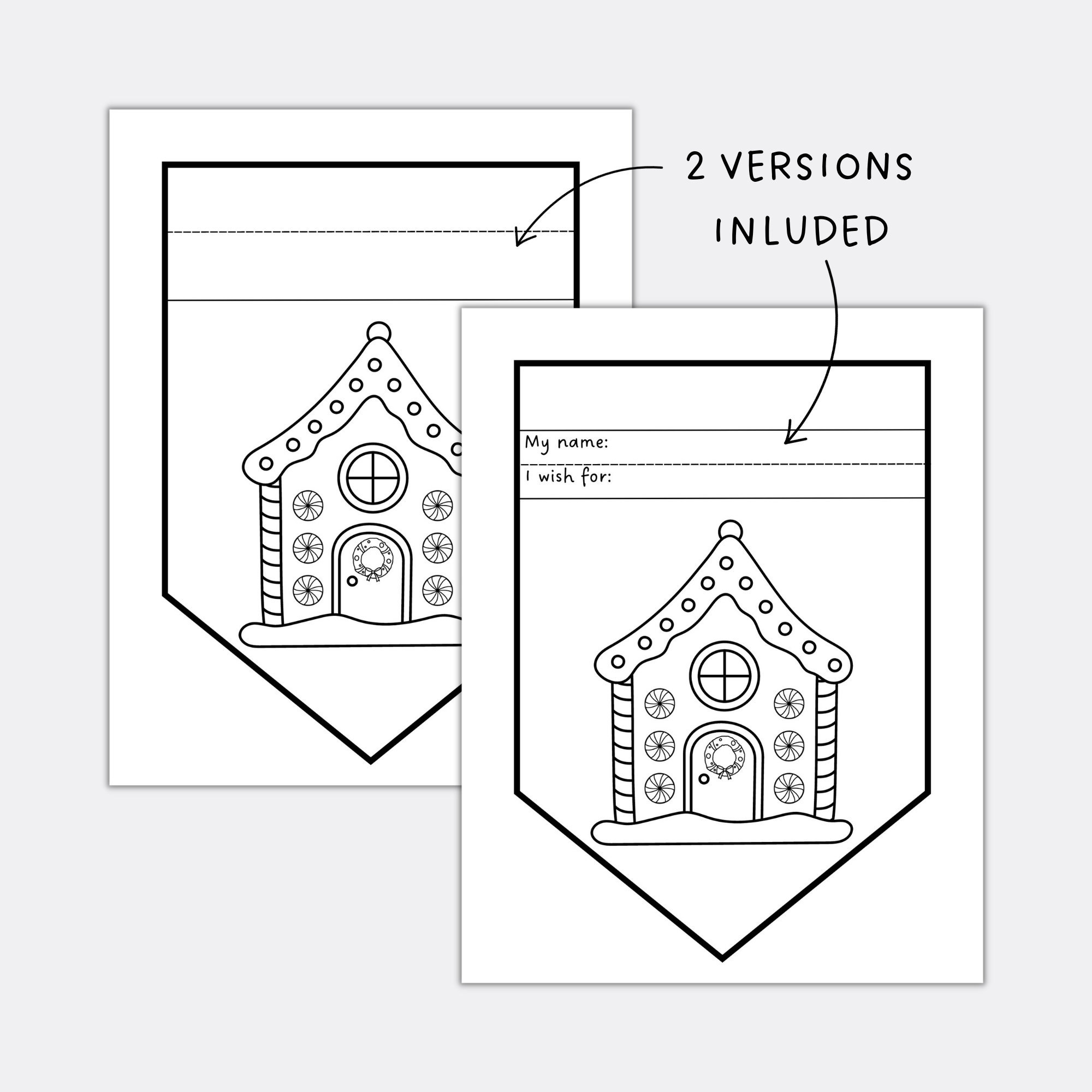 Printable Christmas Banner, DIY Coloring Banner, Classroom Student ...