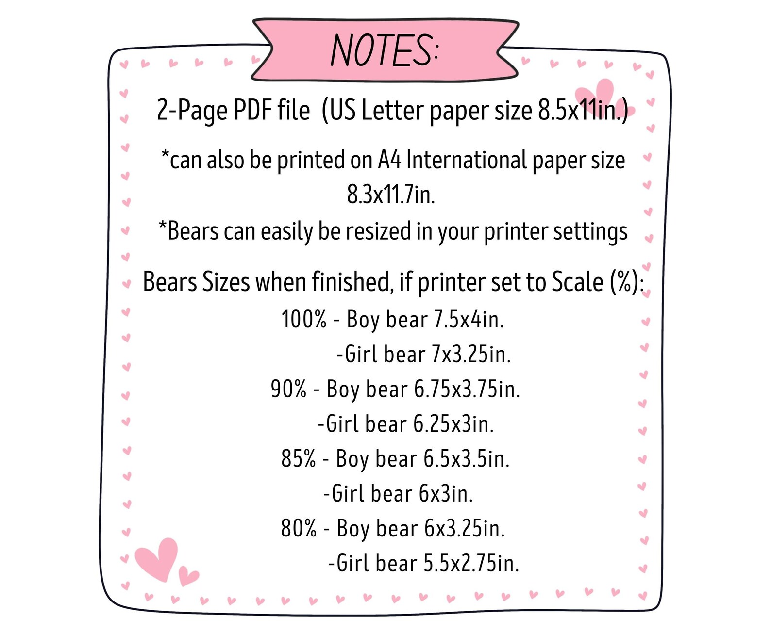 Bear Couple Holding Hearts Templates, Valentine's Day Favors for Kids ...