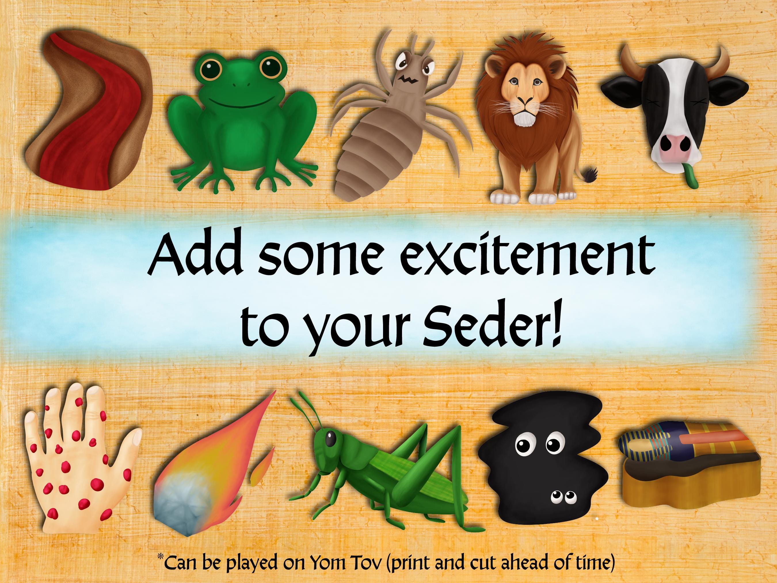 Passover Seder Scavenger Hunt, Pesach Seder Game, Passover Activity for ...