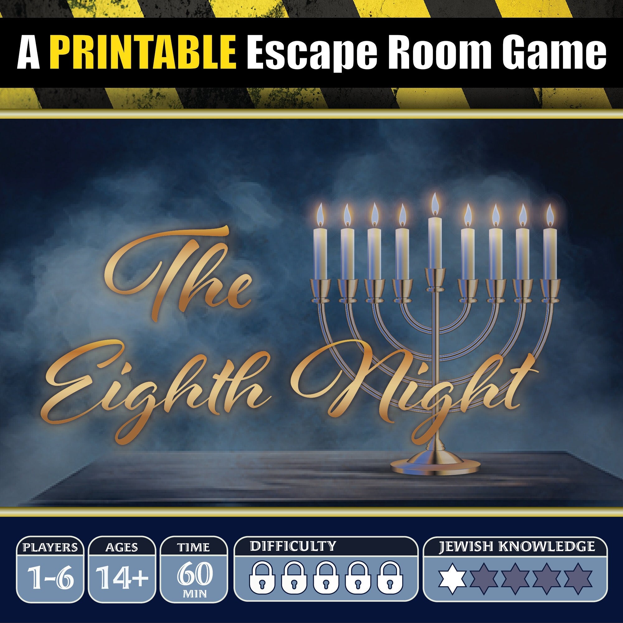 Escape Room Game | Print & Play | Hanukkah-themed | the Eighth Night ...