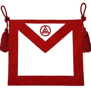 Regalia Lodge Masonic Royal Arch Mason Member Apron (lambskin) - Etsy