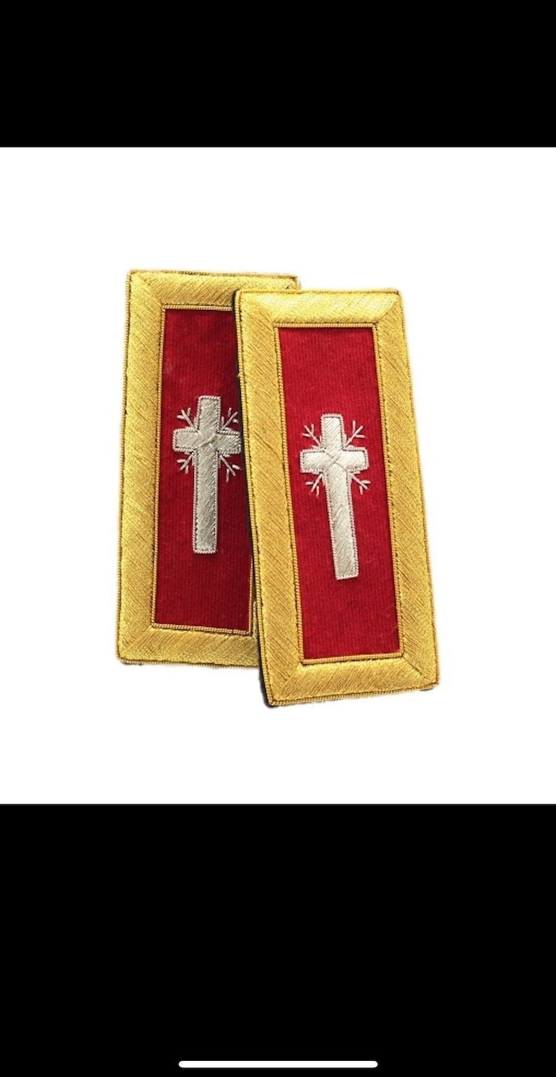 Masonic Freemason Knights Templar Past Commander Complete Accessory Set ...