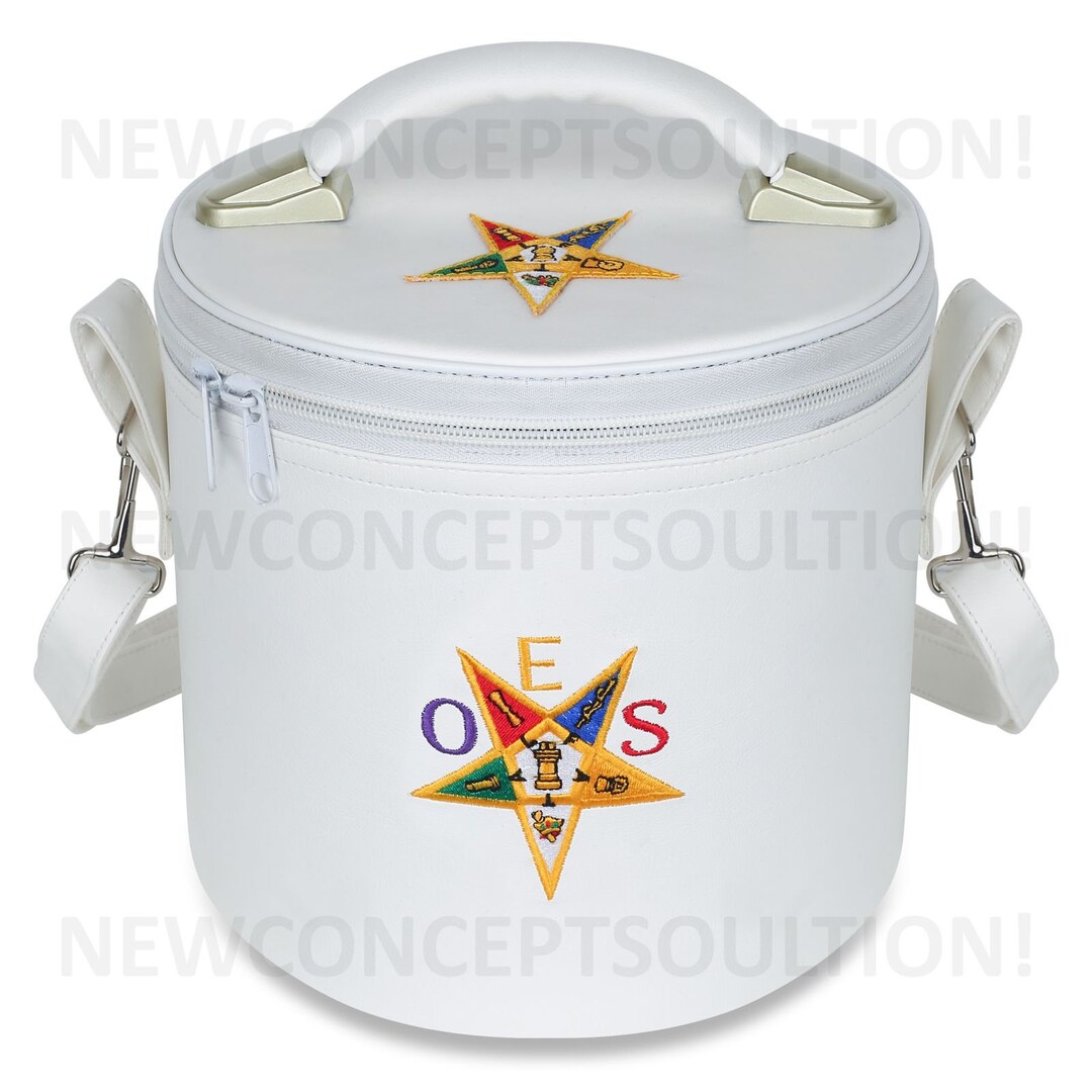 Masonic OES Fez Case: Order of Eastern Star White Cap Storage - Etsy