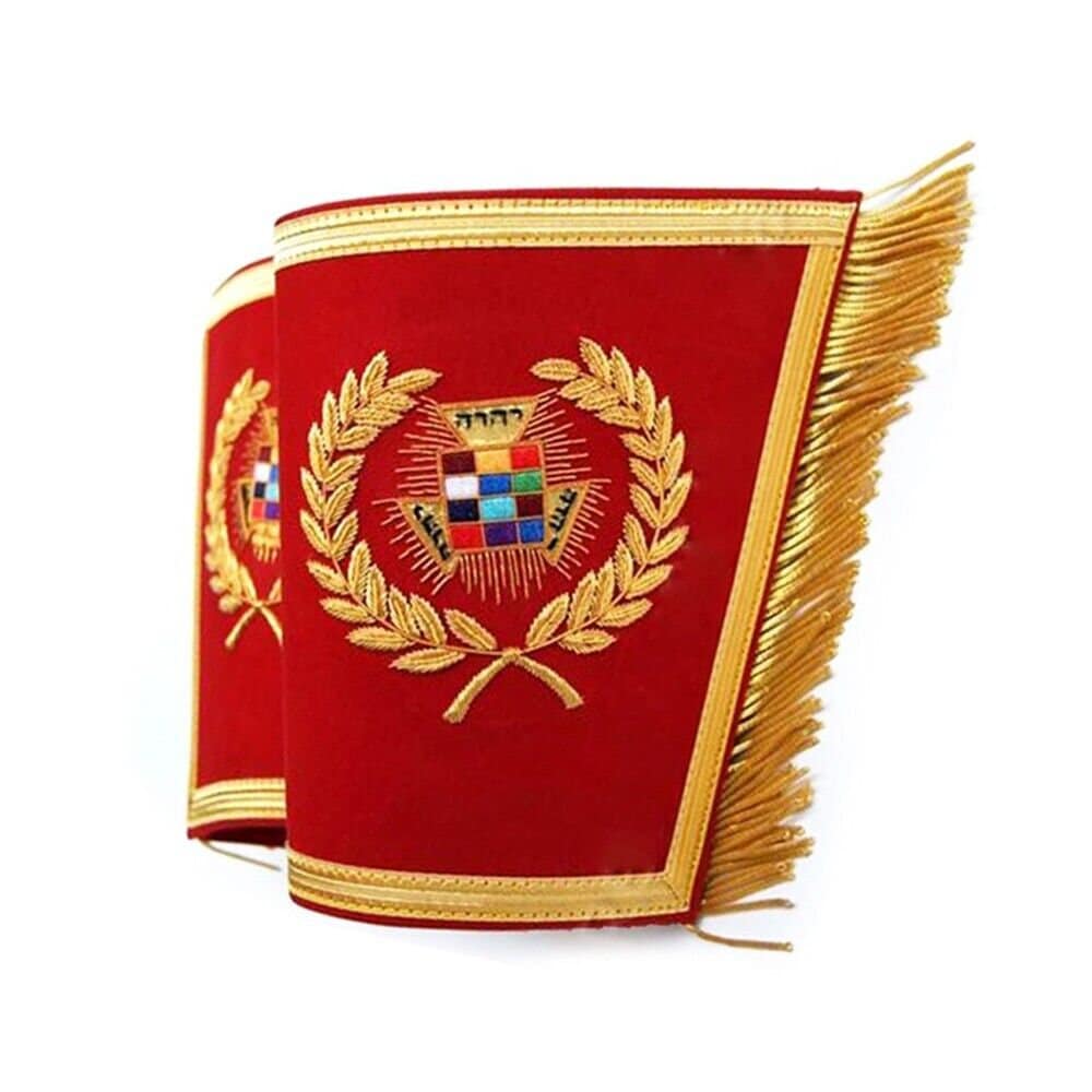 Masonic Regalia Royal Arch Grand Past High Priest Apron Set 5 Item Set ...