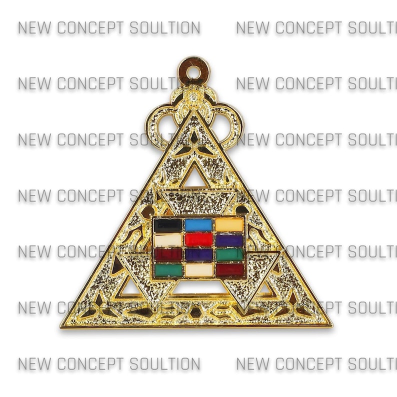 Past High Priest Royal Arch Collar Jewel - GOLD PLATED - Etsy