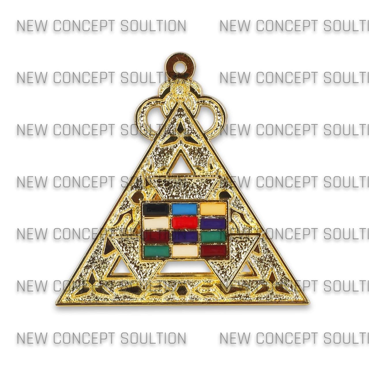 Past High Priest Royal Arch Collar Jewel - GOLD PLATED - Etsy