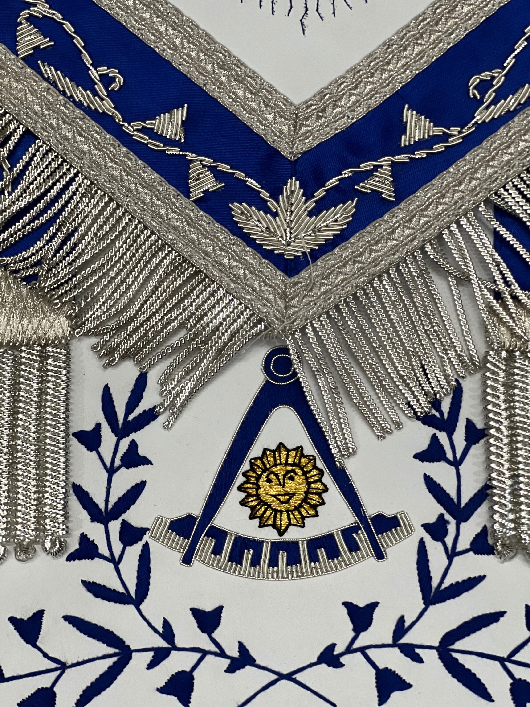 MASONIC REGALIA PAST Master Apron Bluesilvertop Quality - Etsy