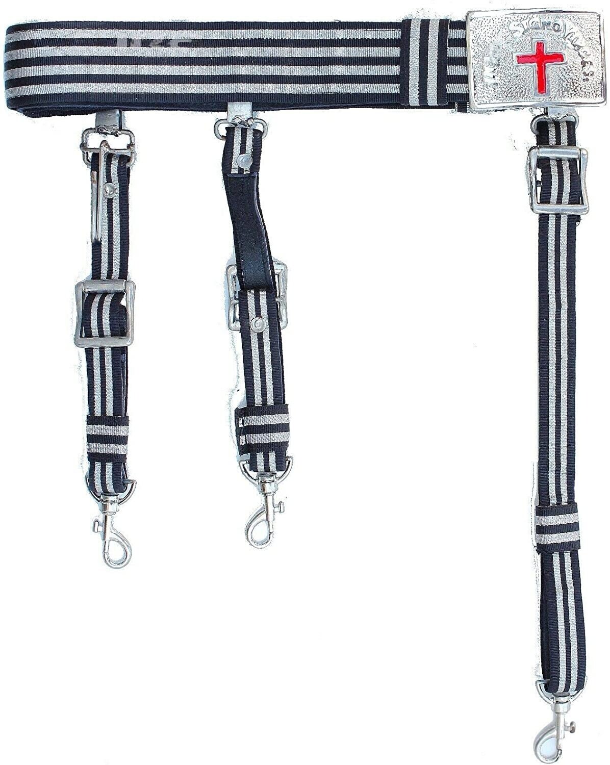 Knights Templar Sir Knight Black & Silver Sword Belt - Etsy