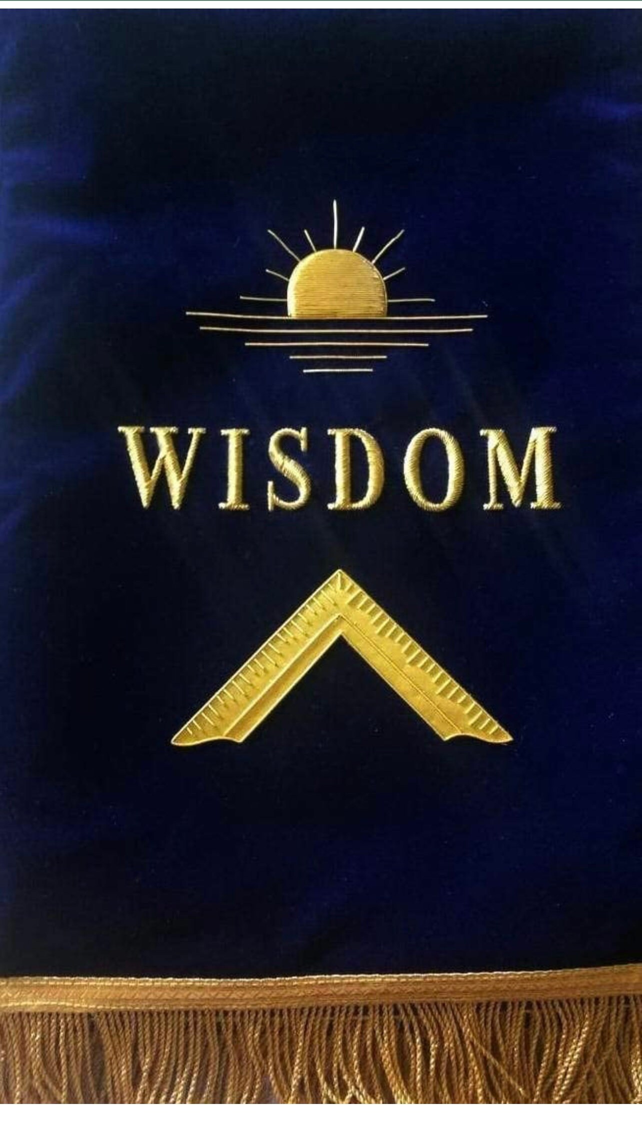 Masonic Blue Lodge Pedestal Covers Set of Three Hand Embroidered - Etsy